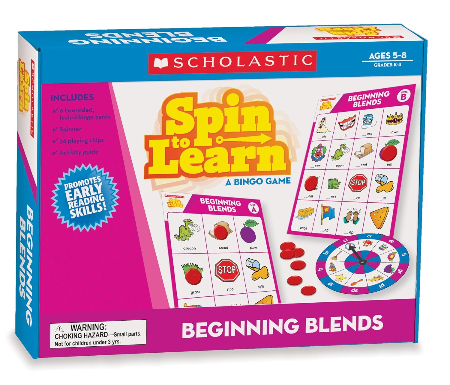 Buy Spin-to-Learn: Beginning Blends Spin-to-Learn Game Book Online at ...
