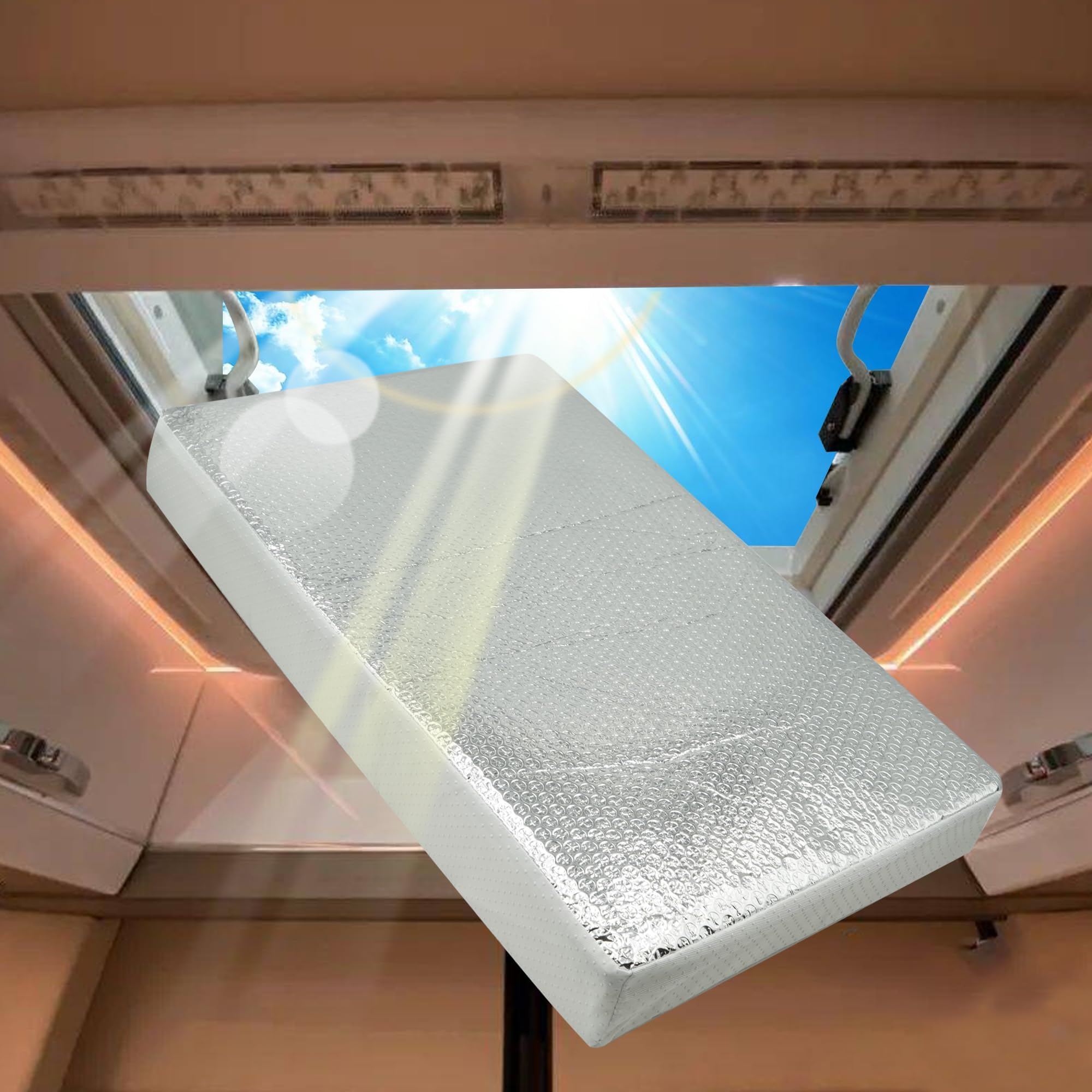 Amazon.com: 22"x14"x3" Universal RV Vent Insulator, RV Skylight Cover ...