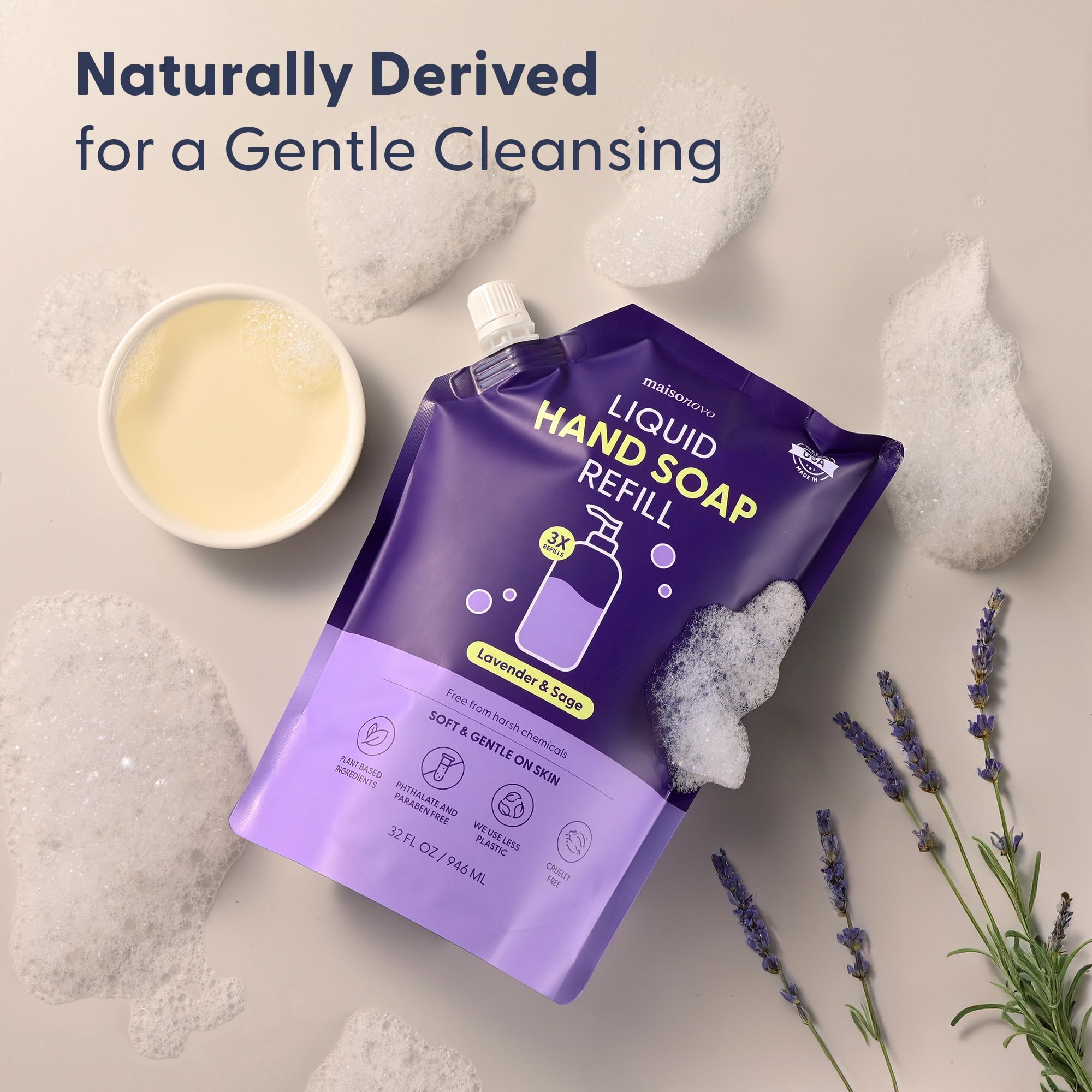 Snapklik.com : Hand Soap Refills - Made In USA - Gentle Non Toxic ...