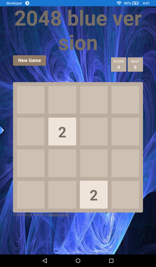 2048 Blue Version - App on Amazon Appstore