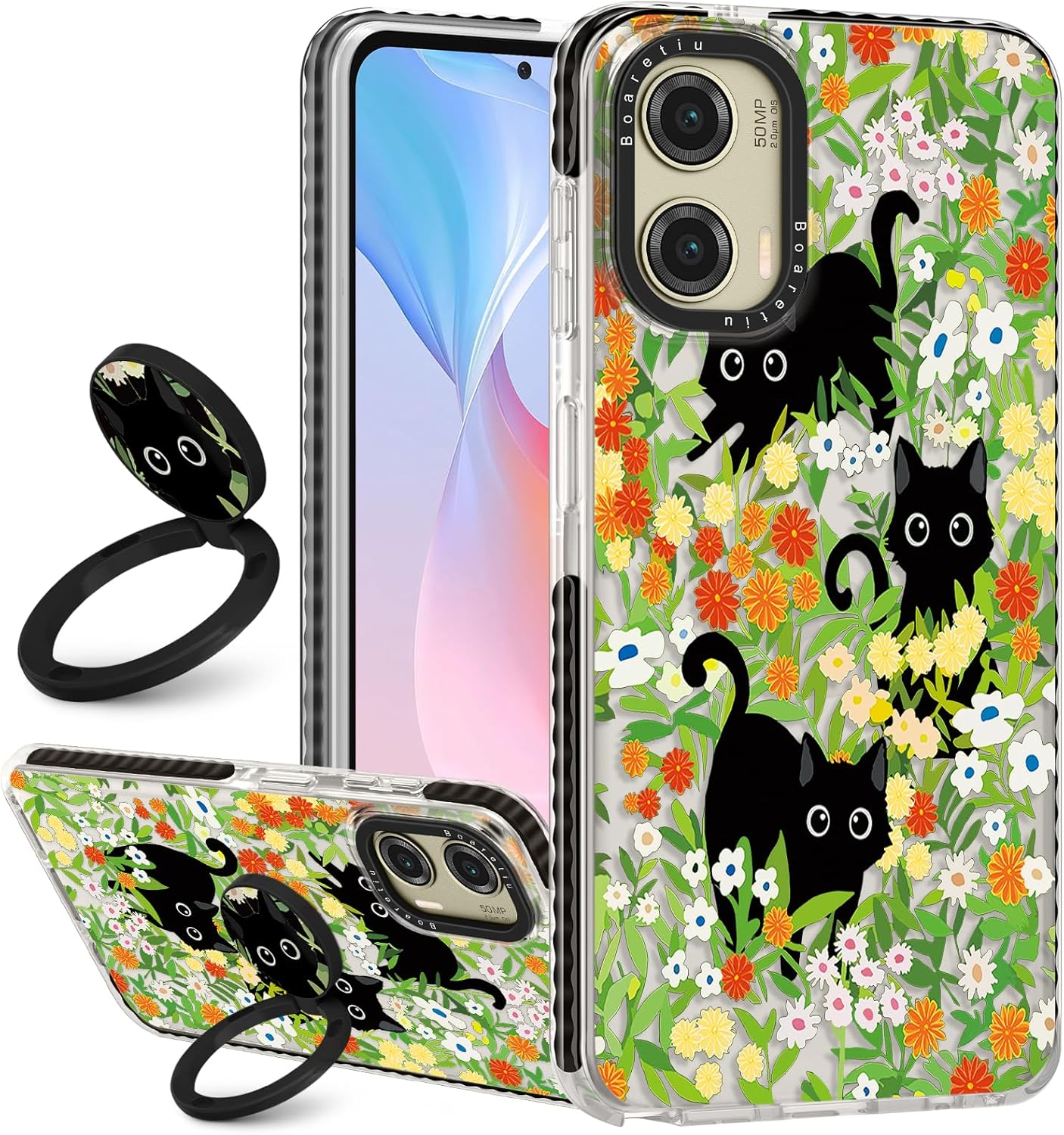 Amazon.com: Boaretiu Cute Kawaii for Moto G Stylus 5G 2024 Case with ...