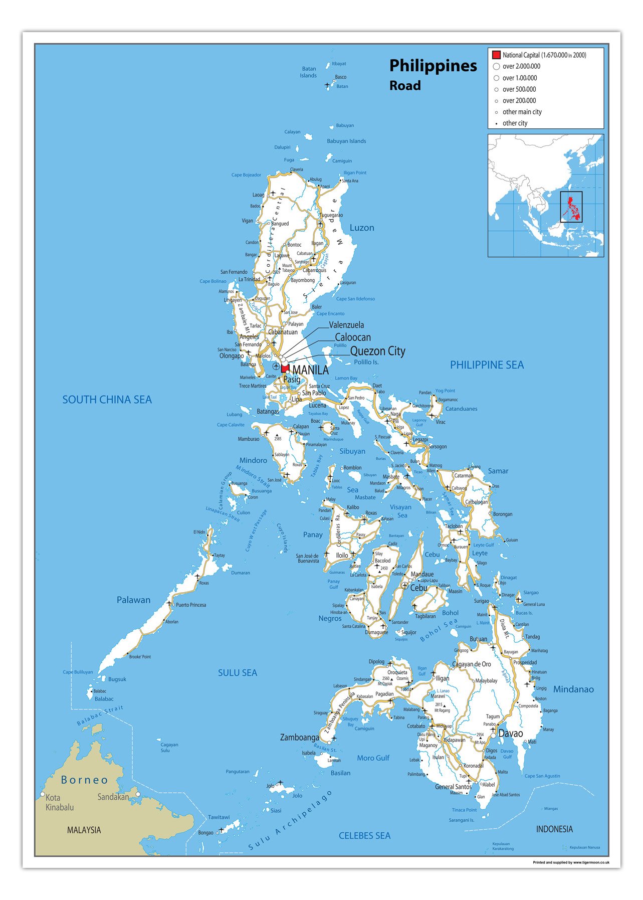 Detailed Map Philippines Detailed Map Of Manila Map Of Manila