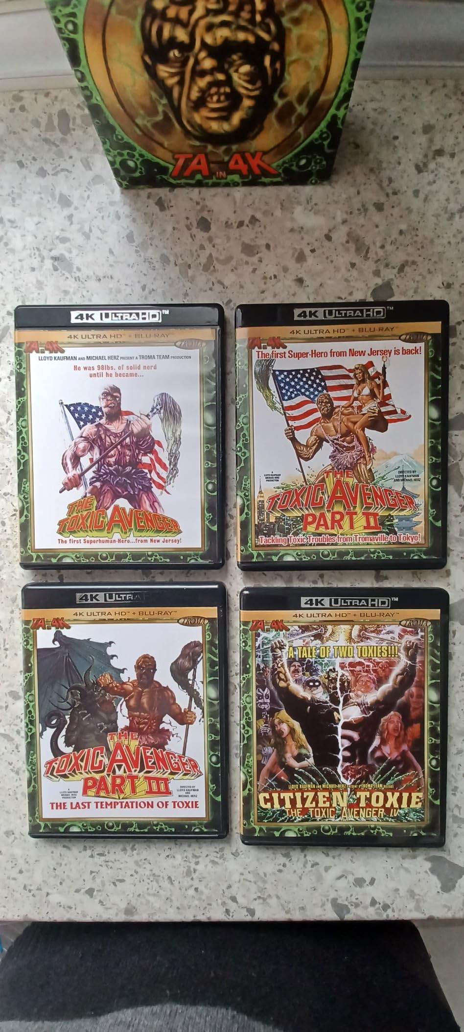 Amazon.com: The Toxic Avenger Collection (8-Disc Tox Set) [4K Ultra HD ...
