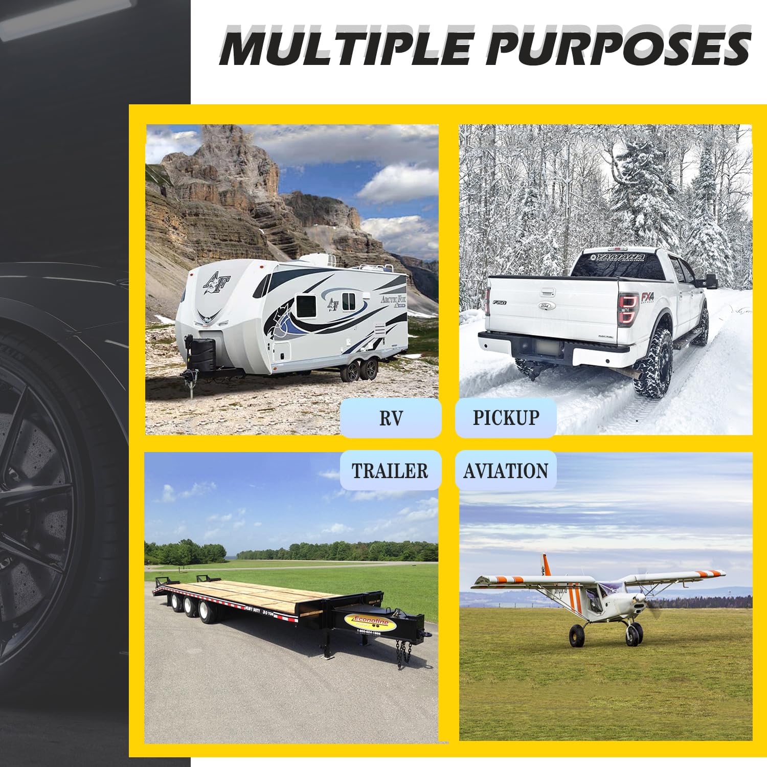 Snapklik.com : Wheel Chocks For Travel Trailers, Sturdiness Heavy Duty ...