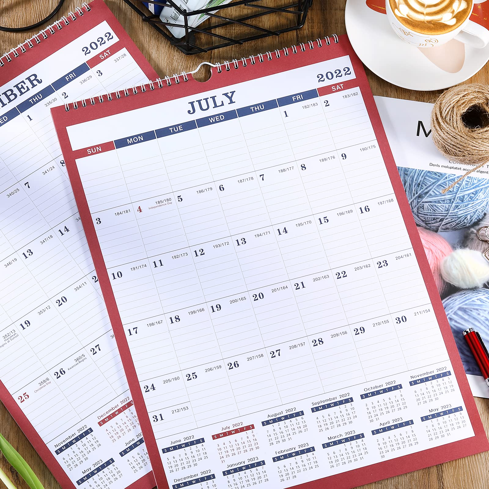 2022-2023 Wall Calendar - 18 Months Wall Calendar 2022-2023, Jan 2022 ...