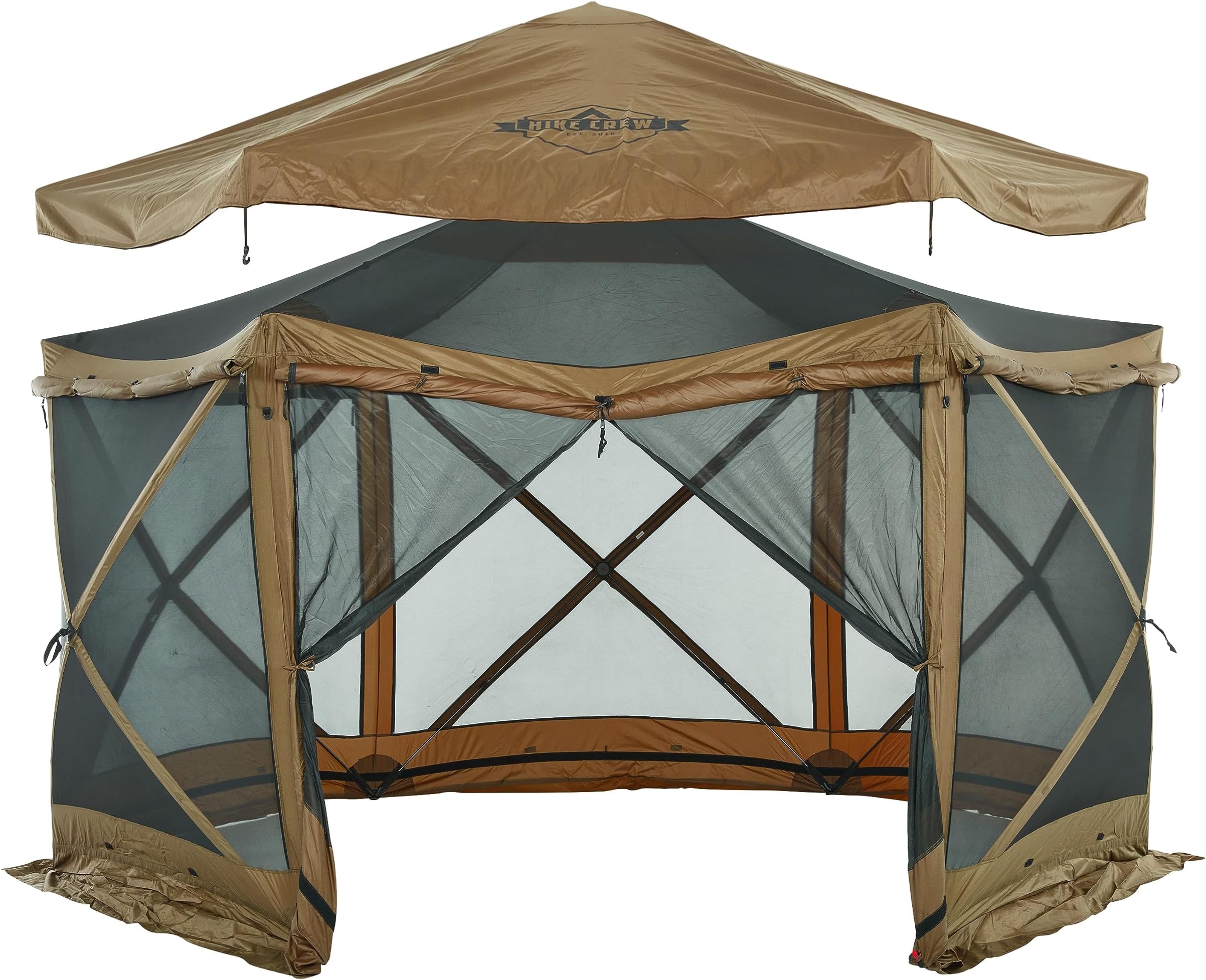 Amazon.com : Hike Crew 13’ x 13’ Screened Roof Pop-Up Gazebo Screen ...