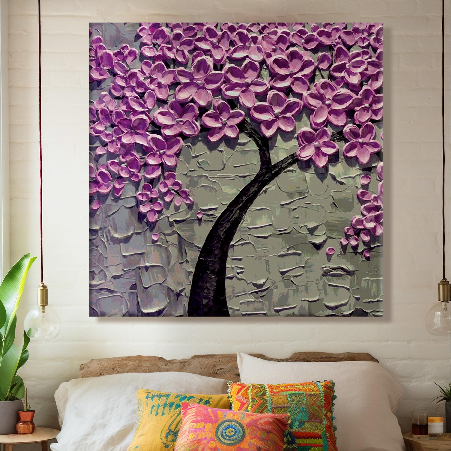 Wall Paintings Flowers Designs Floral Meadow Wildflower Wall Art