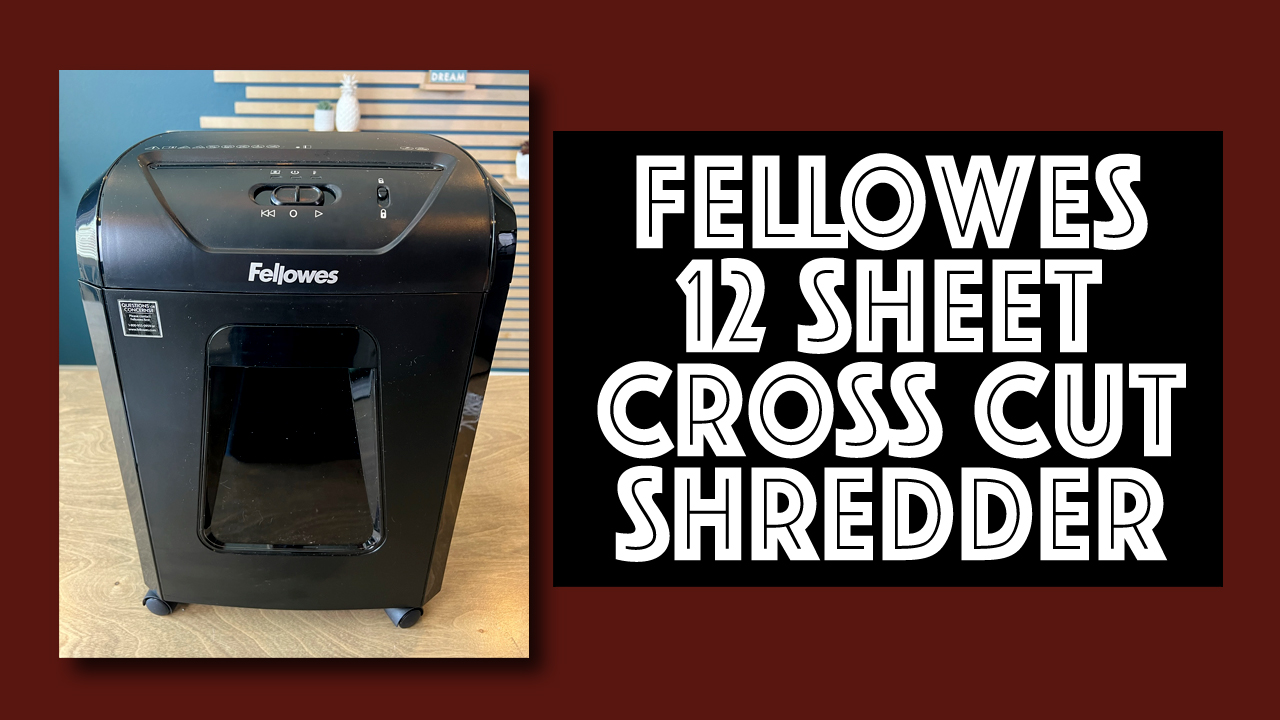 Watch Fellowes 12C15 12-Sheet Cross Cut Paper Shredder on Amazon Live