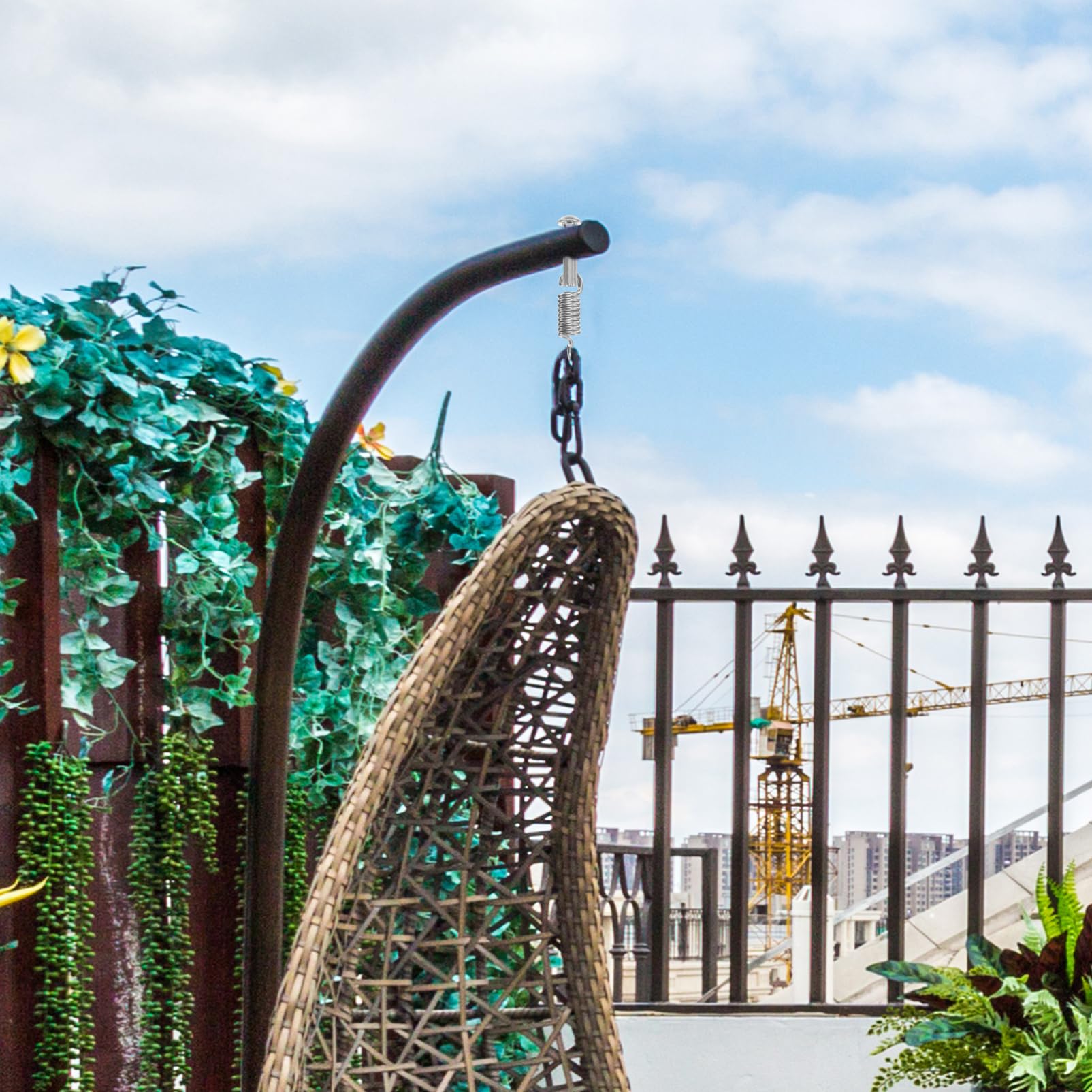 Homoyoyo 1 Set Heavy Duty Hammock Spring, Hardened Galvanized Steel ...