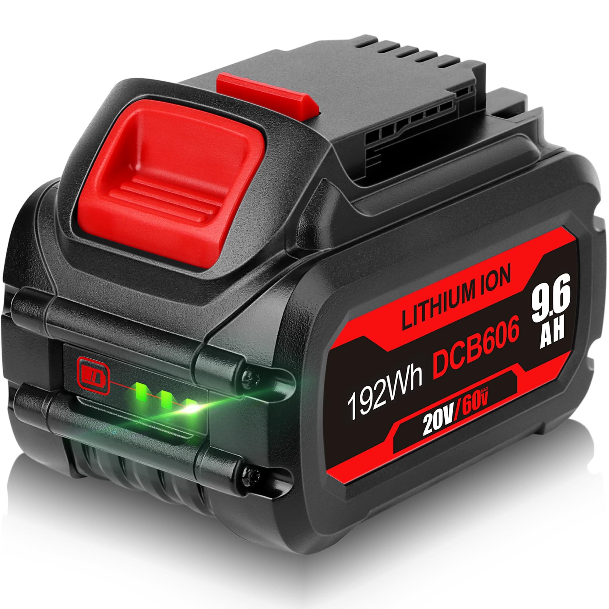 Amazon.com: Supowill DCB609 9.6Ah 20V/60V Replacement for DeWalt 60V ...