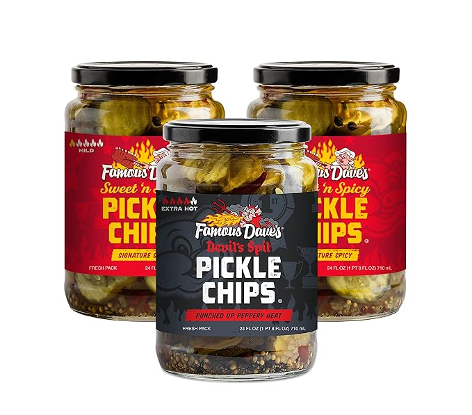 Amazon.com : Famous Dave's Pickle Variety 3-Pack, Devil's Spit Pickle ...