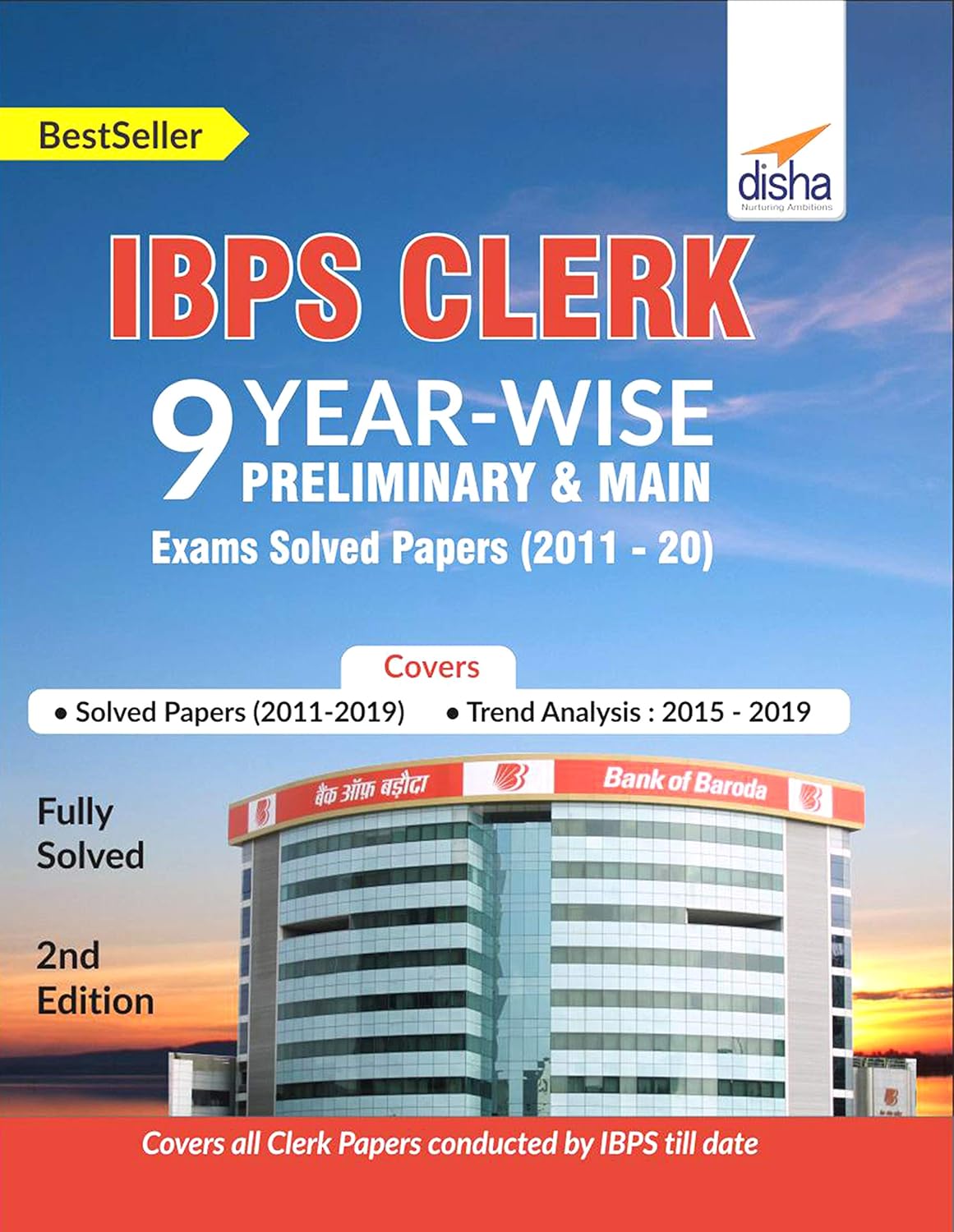 IBPS Clerk 9 Year-wise Preliminary & Main Exams Solved Papers (2011-20 ...