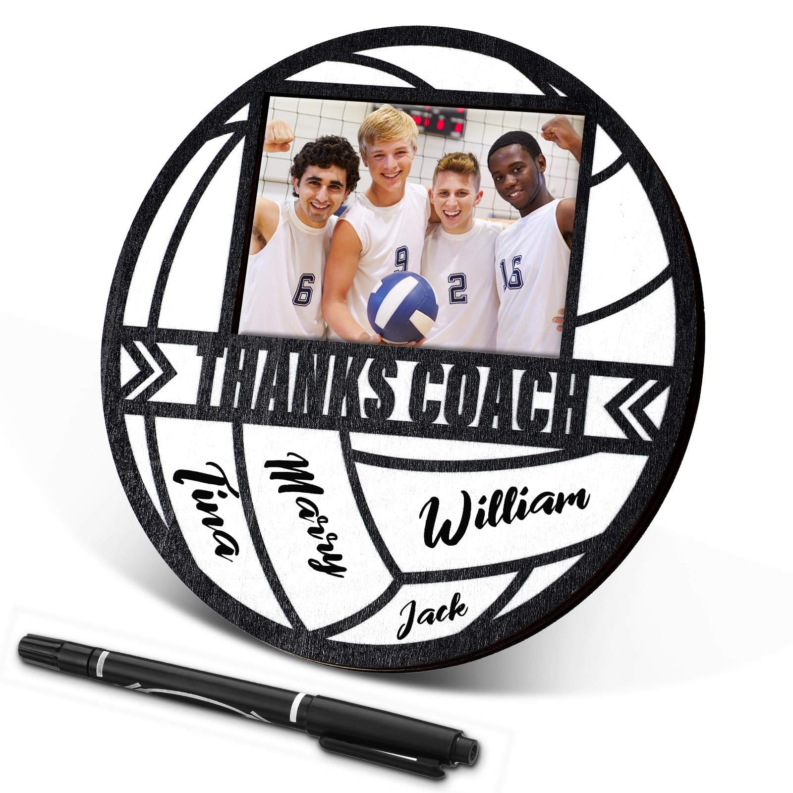 Amazon.com - RattanView Ball Signable Picture Frame with Pen Thanks ...