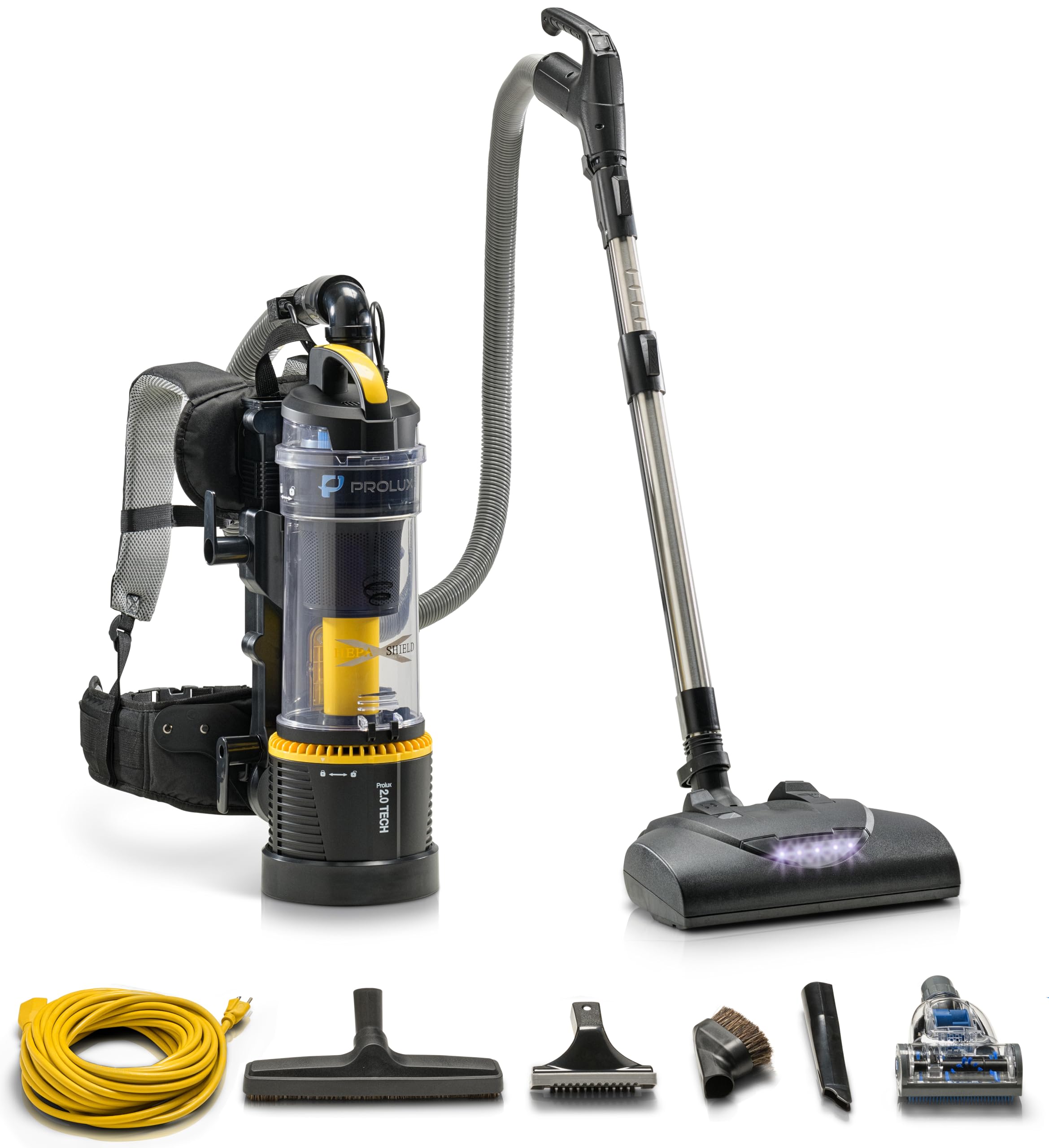 Snapklik.com : Prolux 2.0 Commercial Bagless Backpack HEPA Vacuum - Pro ...