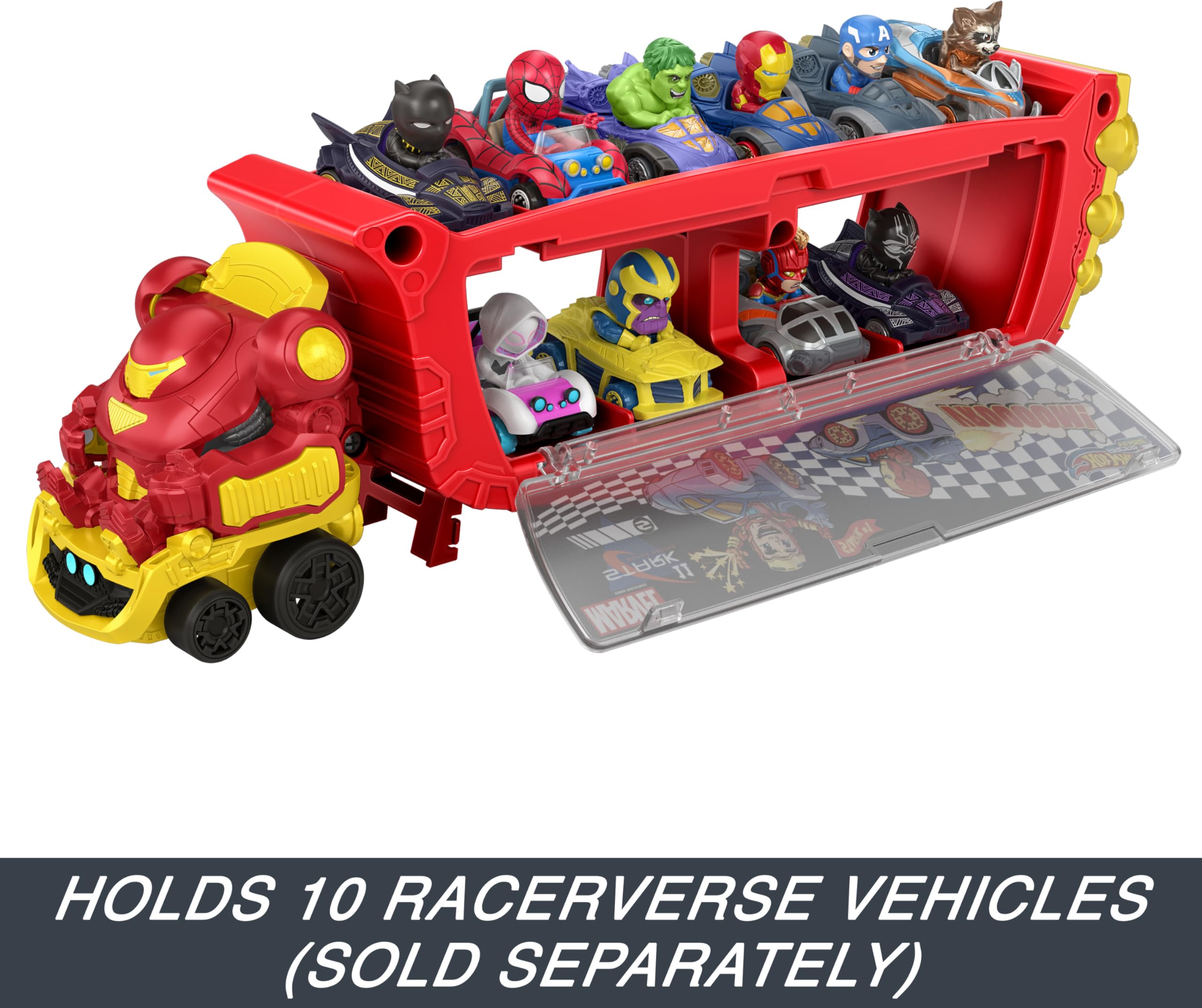 Snapklik.com : Hot Wheels RacerVerse Marvel Hulkbuster Hauler ...