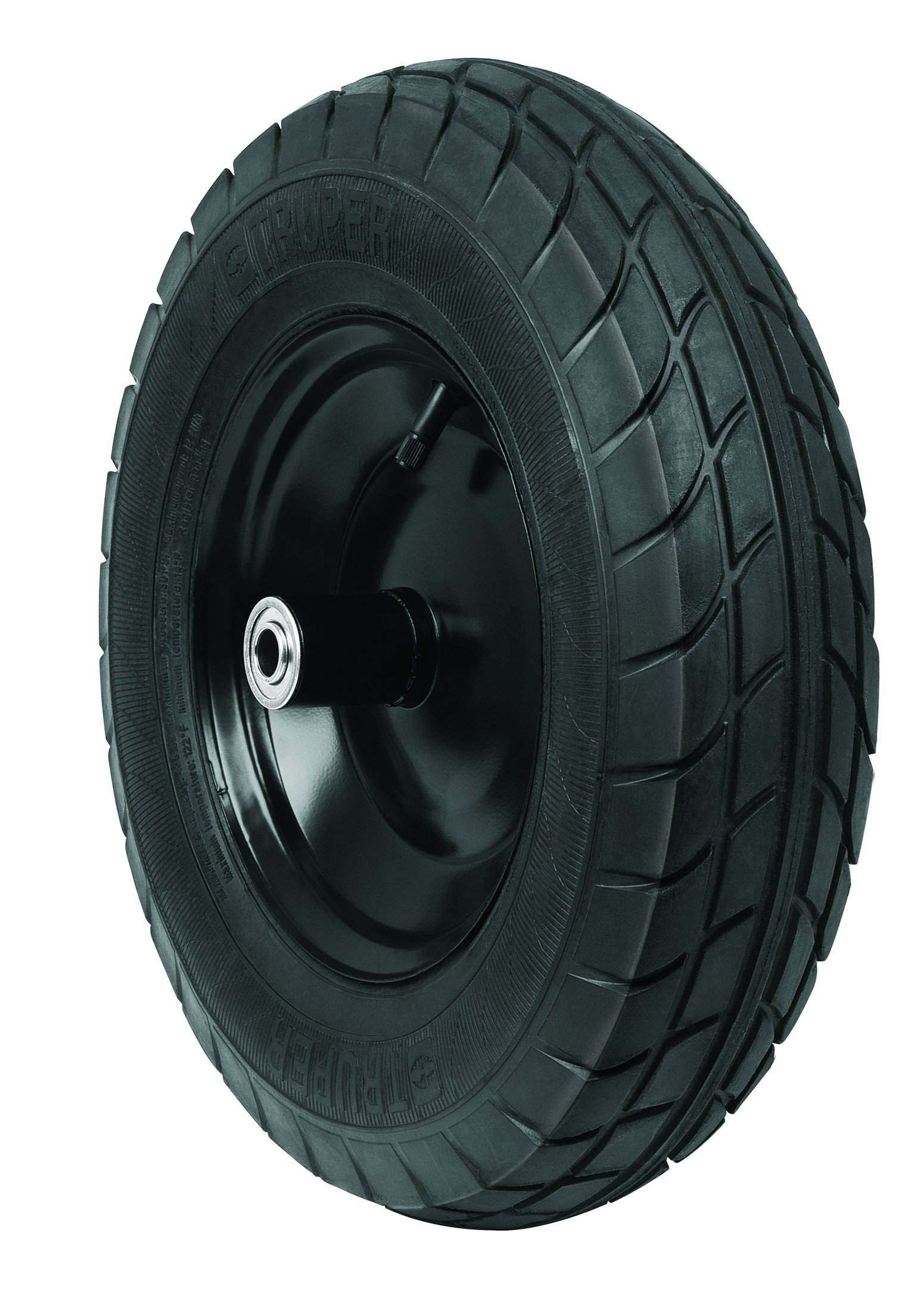 Amazon.com: Truper 30345 Knobby Tire, Complete with Rim, Ball Bearings ...