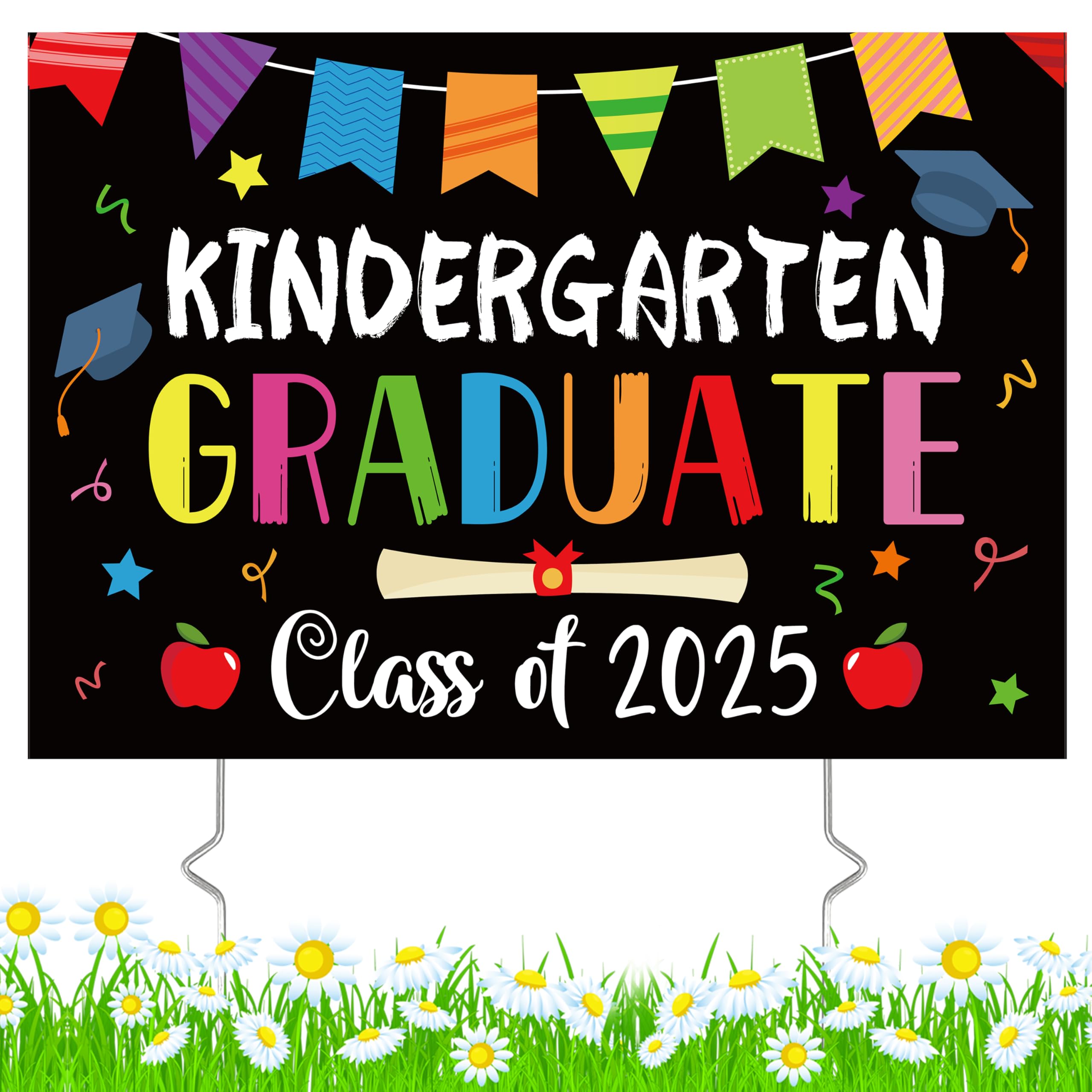 Kindergarten Graduation Sign Personalized High School Graduation Yard
