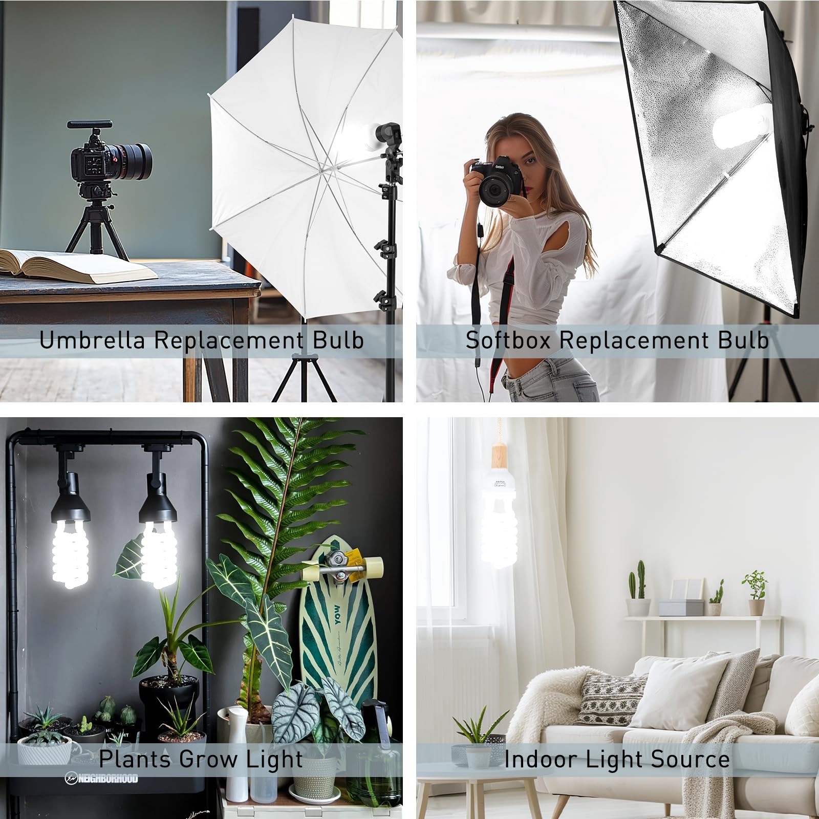 Snapklik.com : Skytex 1 Pcs 135W 5400K Color Temperature CFL Light Bulb ...