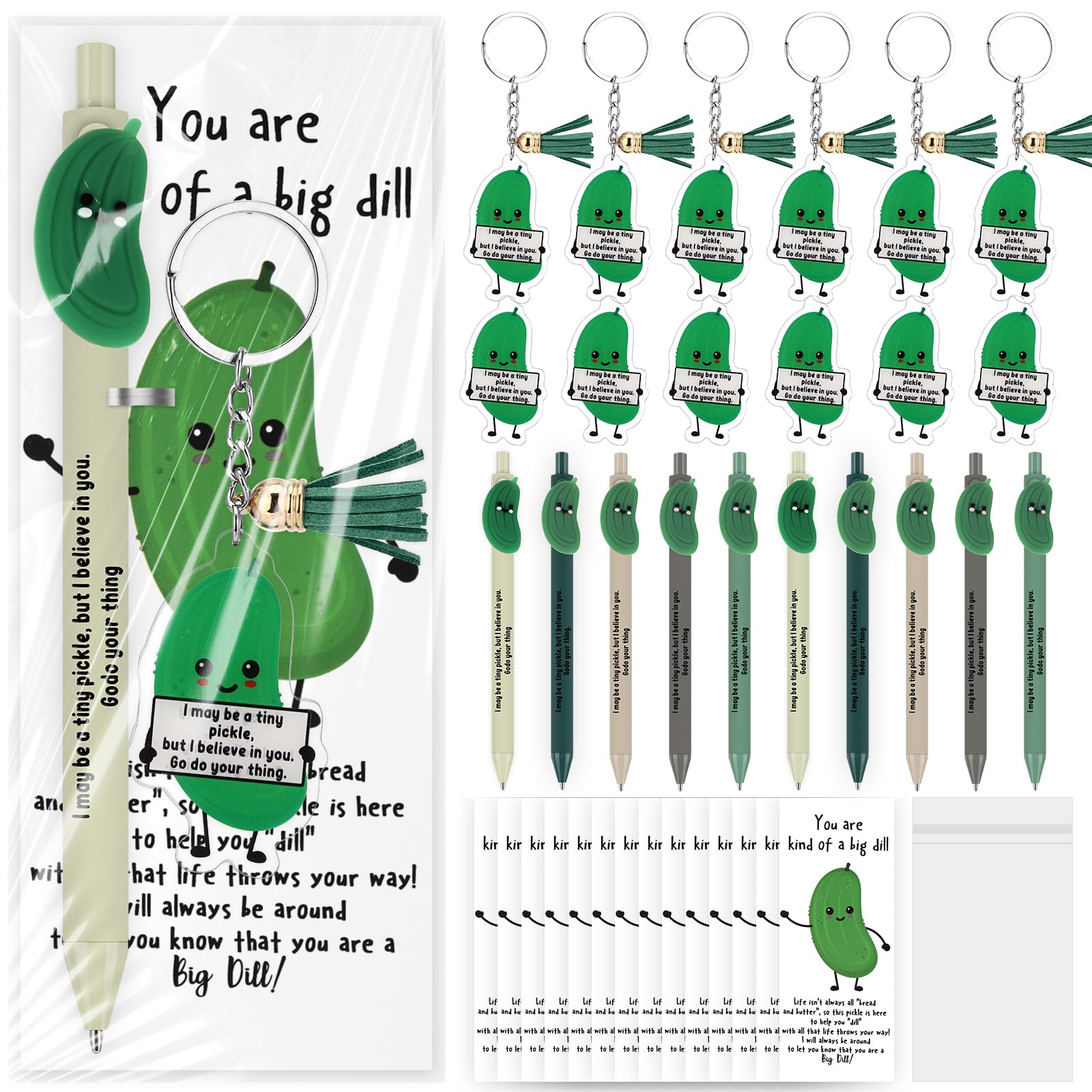 Snapklik.com : 25 Sets Inspirational Pickle Gift Bulk For Coworkers ...
