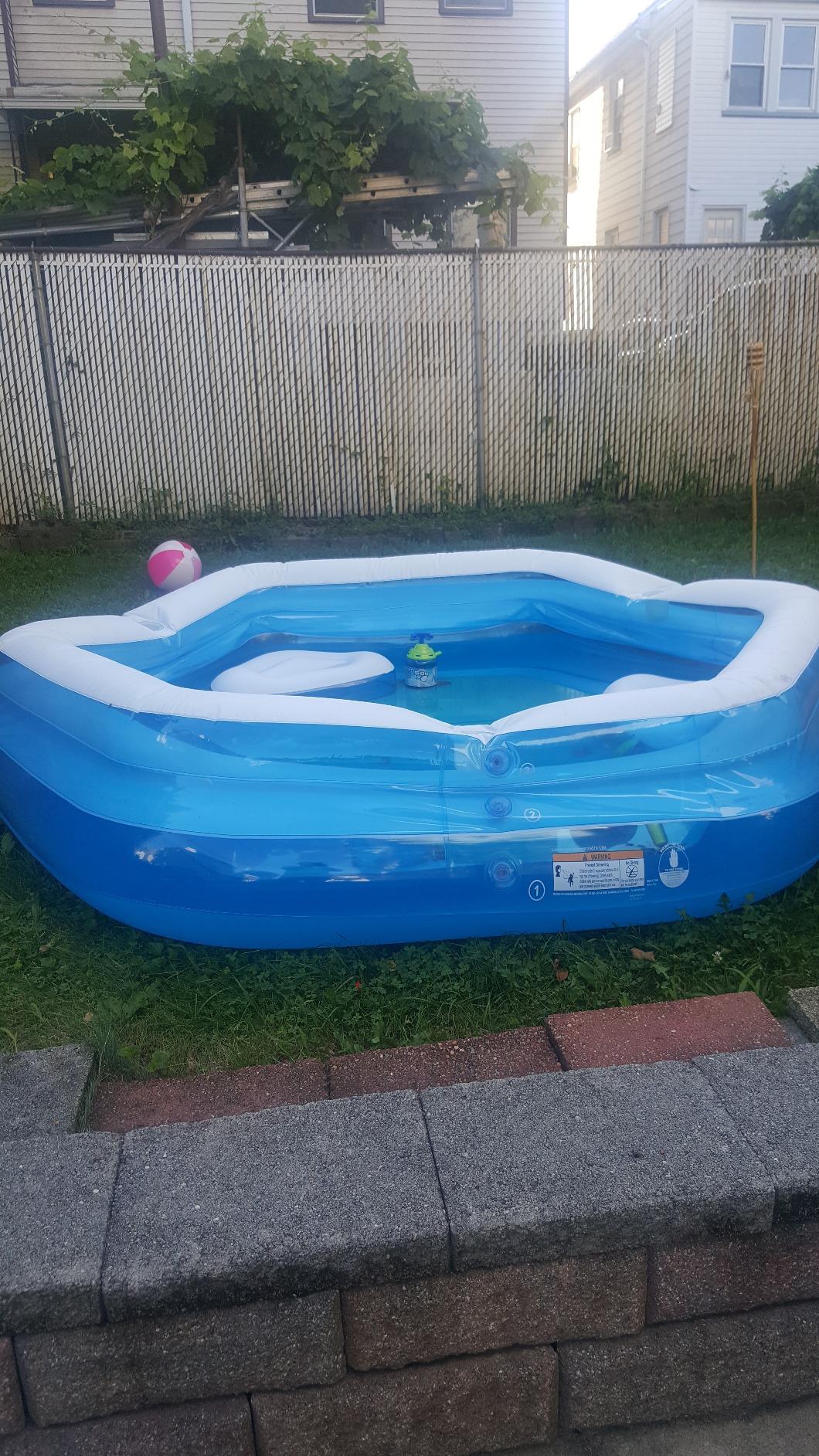 Amazon.com: H2O GO Bestway Hexagon Family Pool : Patio, Lawn & Garden