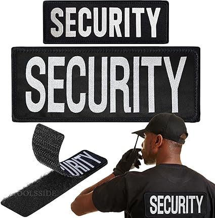 Amazon.com: TOOLSSIDE 2 Pack Security Patches Hook and Loop System ...