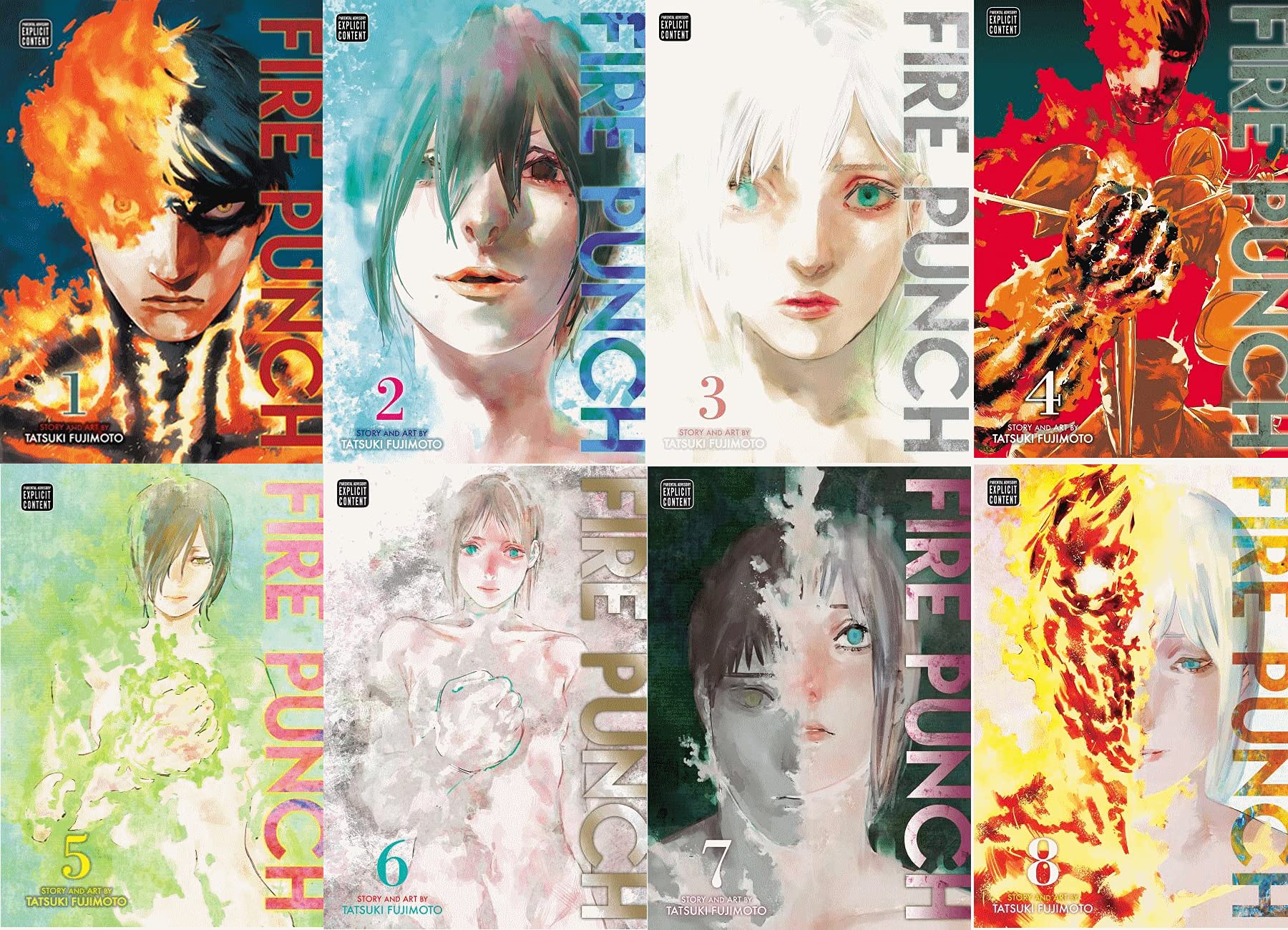 Fire Punch Series: Volume 1-8 Collection 8 Books Set By Tatsuki ...