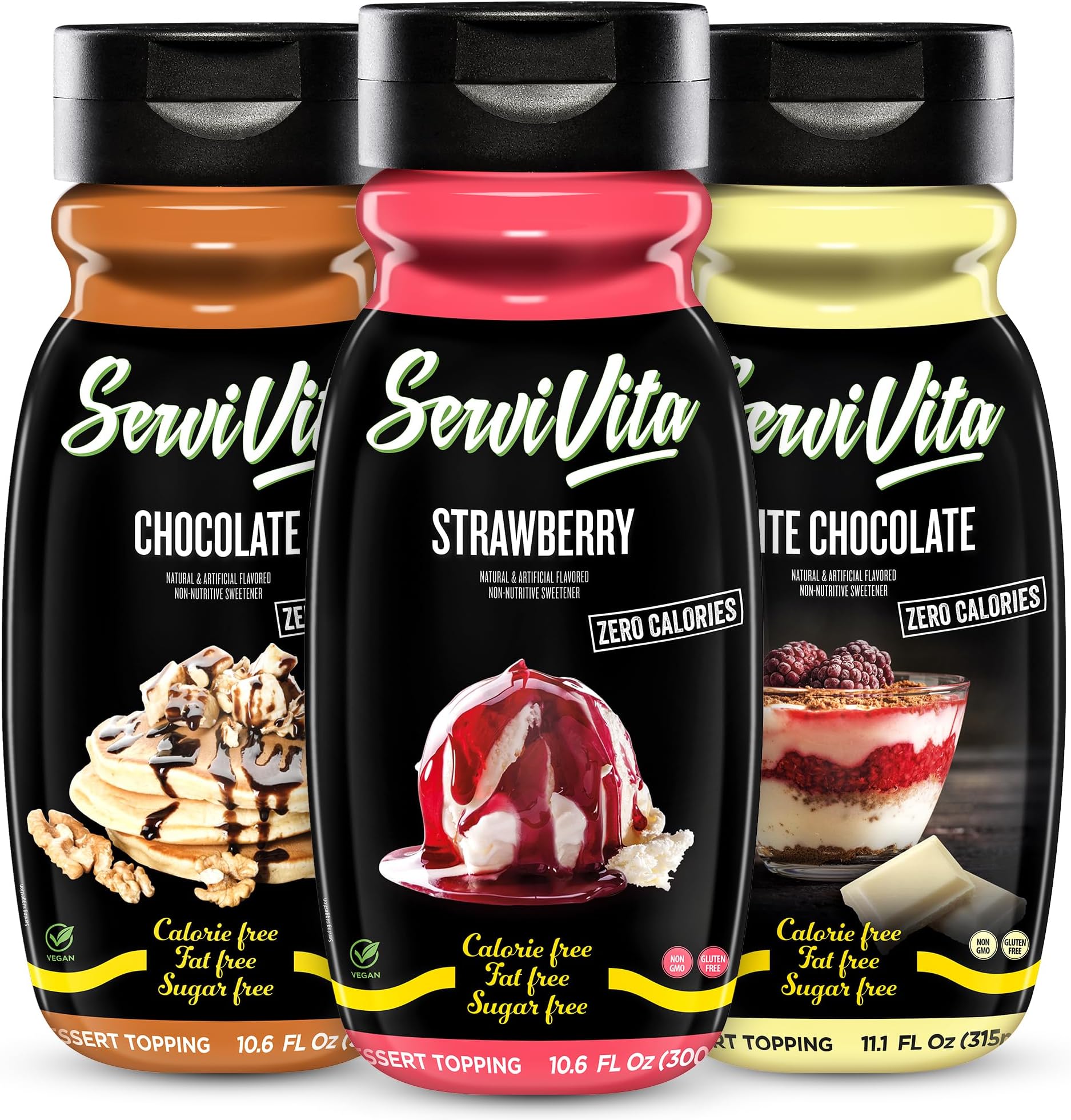 Amazon.com : Sugar Free Sweet Syrup and Dessert Topping Variety Pack ...