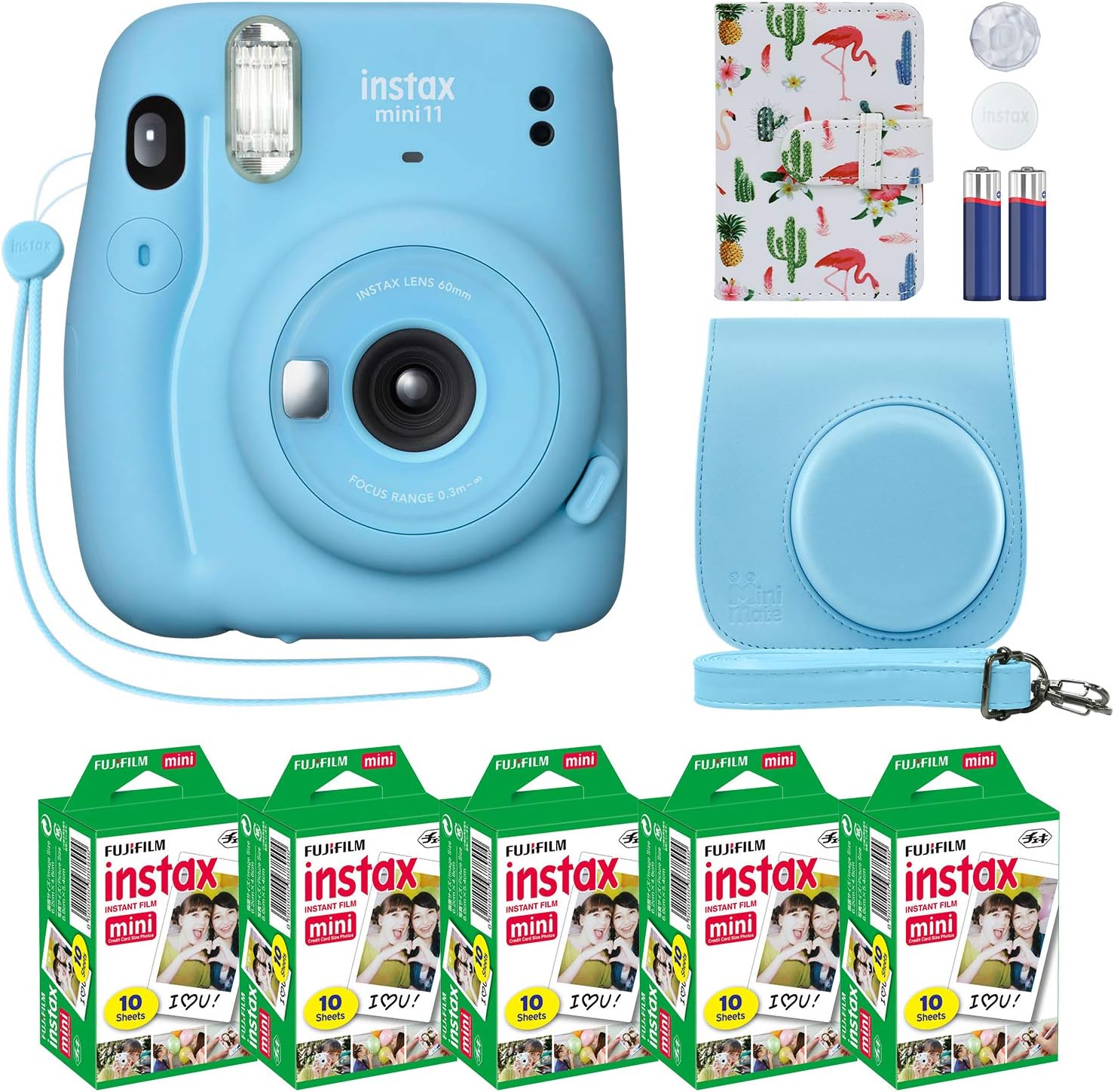 Amazon.com : Fujifilm Instax Mini 11 Instant Camera with Case, Album ...