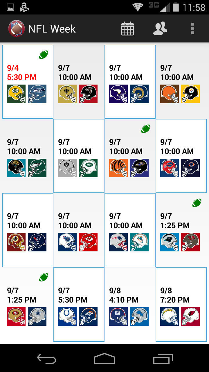 2014 Football Time for NFL - App on Amazon Appstore