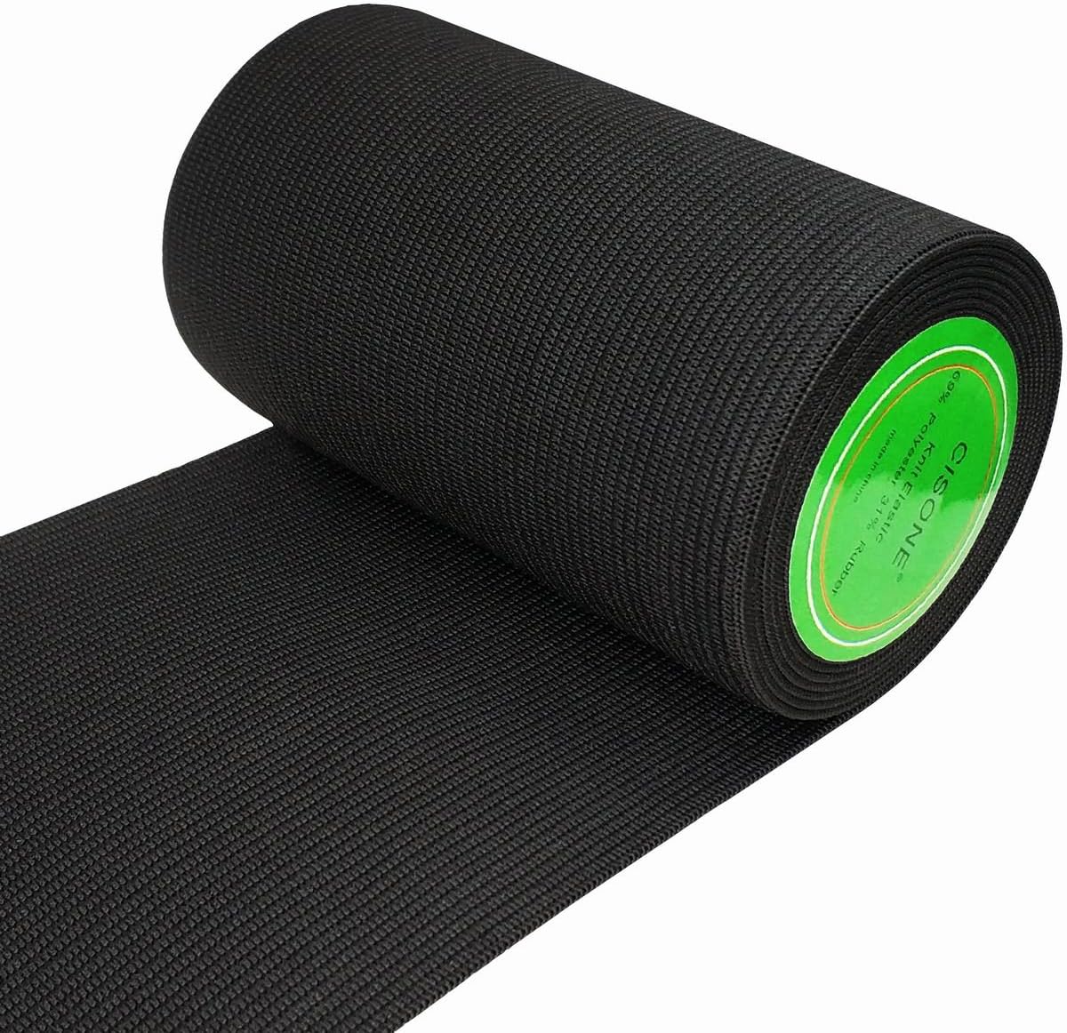 Amazon.com: Parts Express 1-inch By 10 Yards Black Knit Heavy Stretch ...