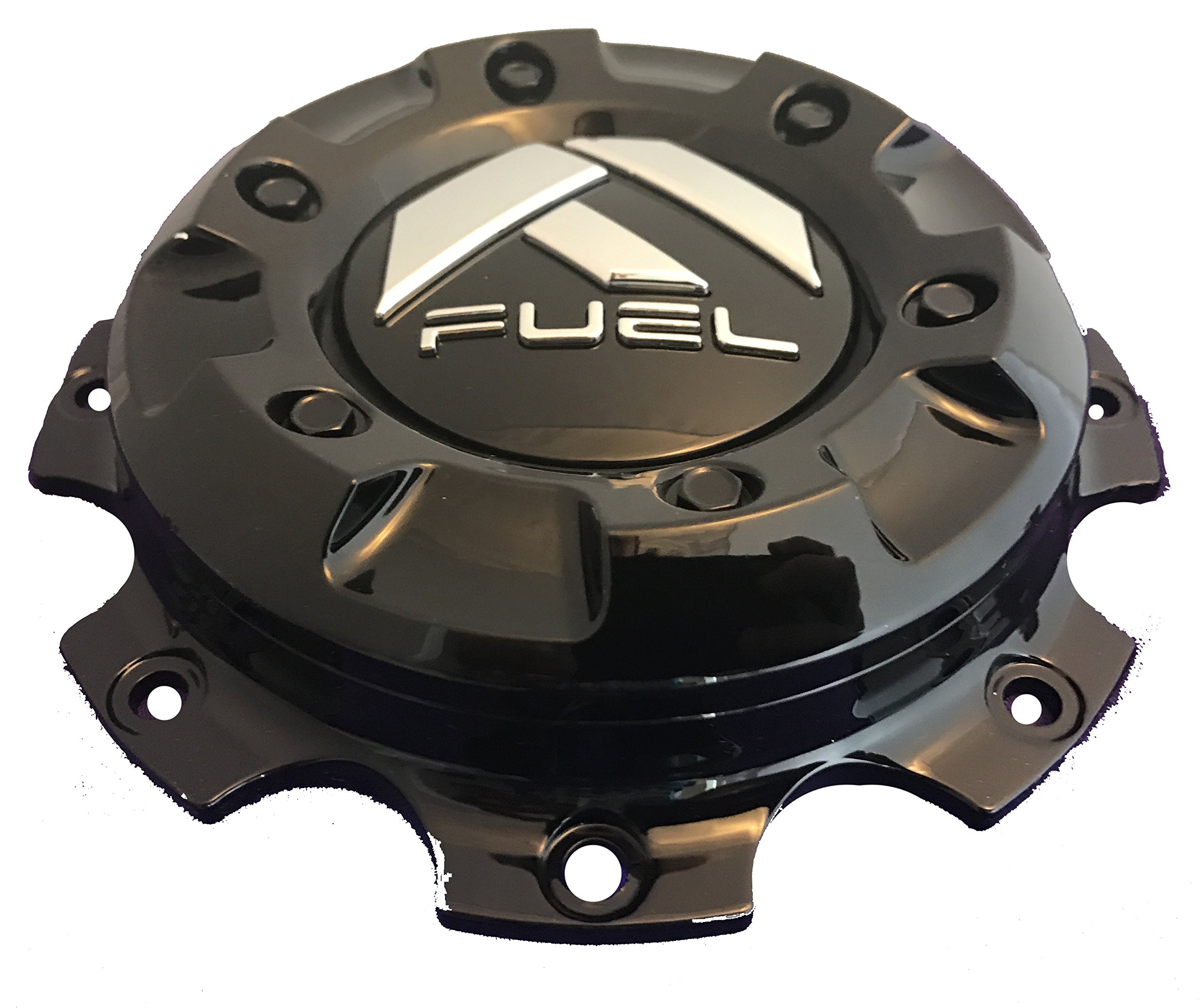 Amazon.com: Fuel Gloss Black Wheel Center Caps Set of One (1) # 1003 ...