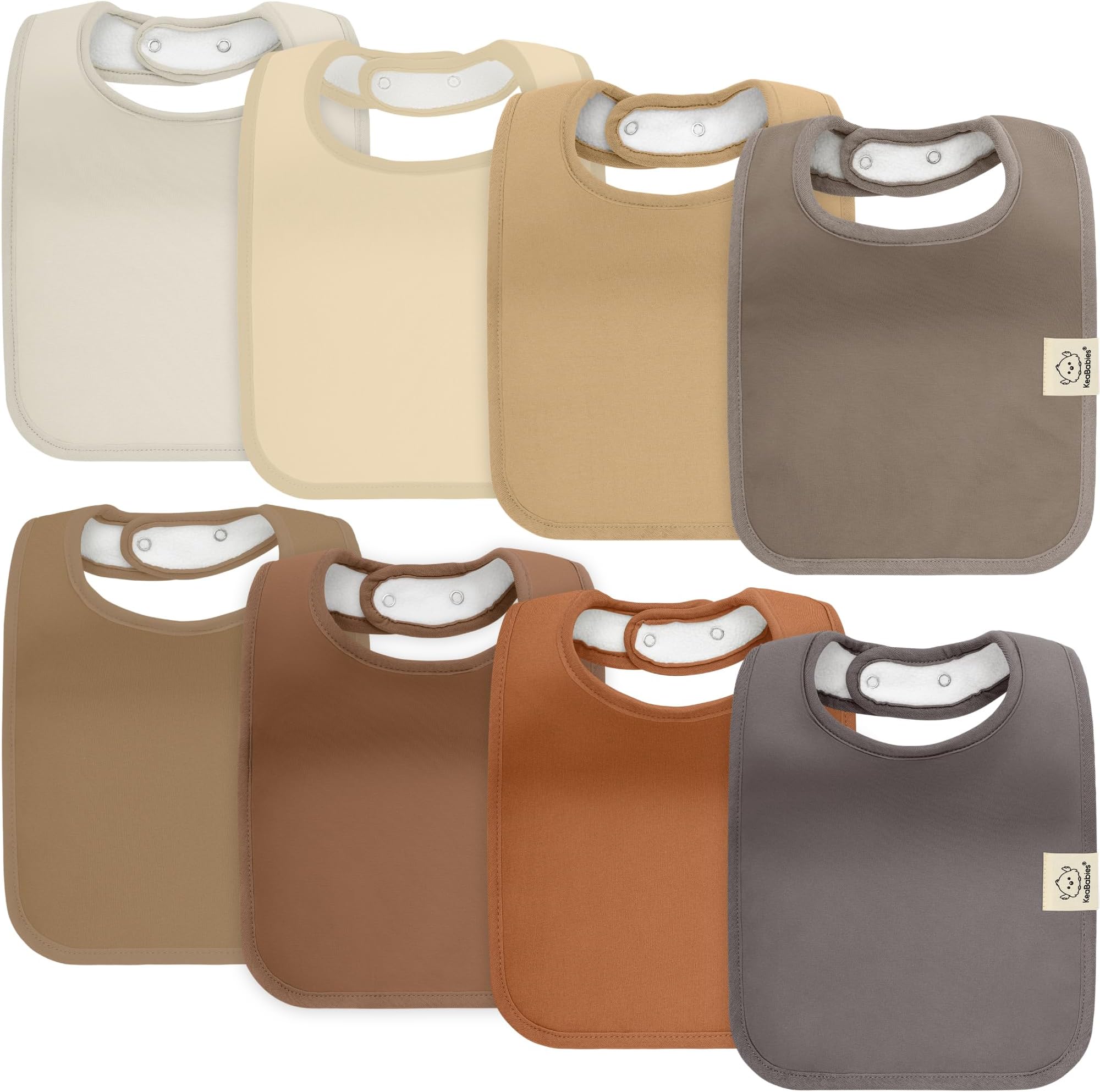 Amazon.com: Neat Solutions 10 Pack Water Resistant Bib Set Blue/Grey ...