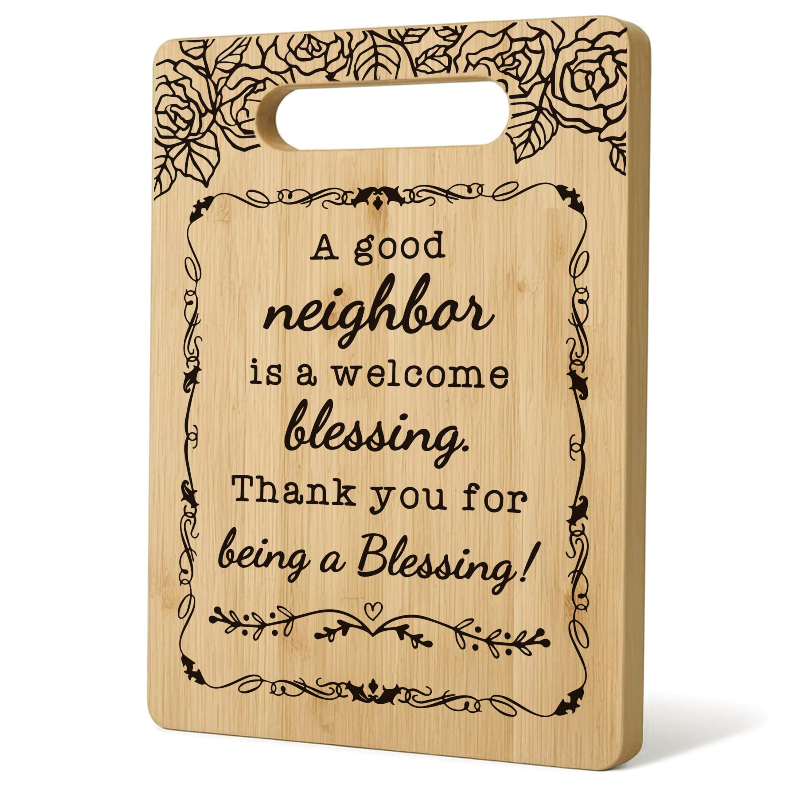 Amazon.com: Neighbor Gifts Cutting Board Chopping Board, Best Neighbor ...