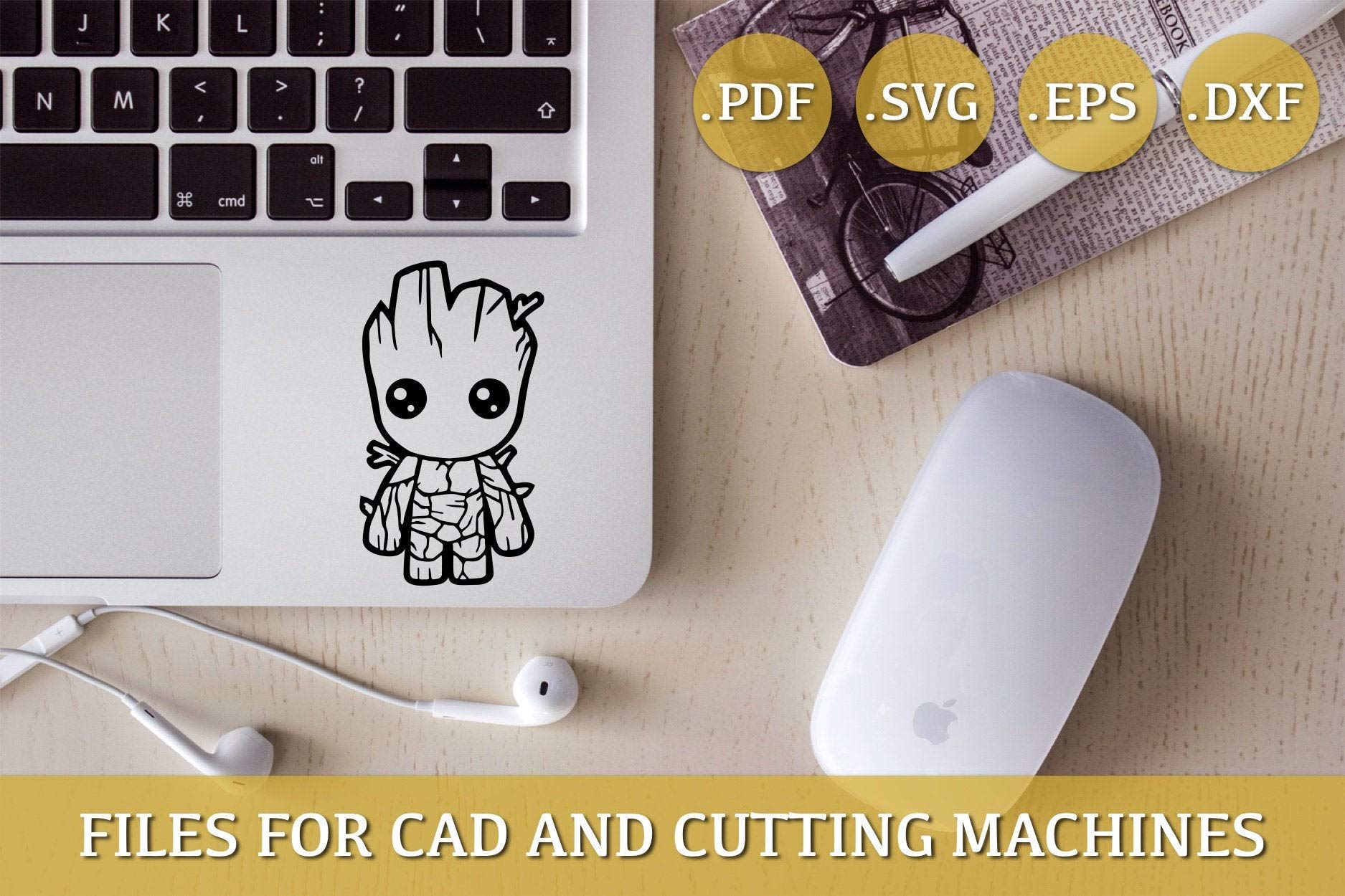 Buy Wall Art Baby Groot Vector Cut File | Baby Groot Logo | Baby Groot ...