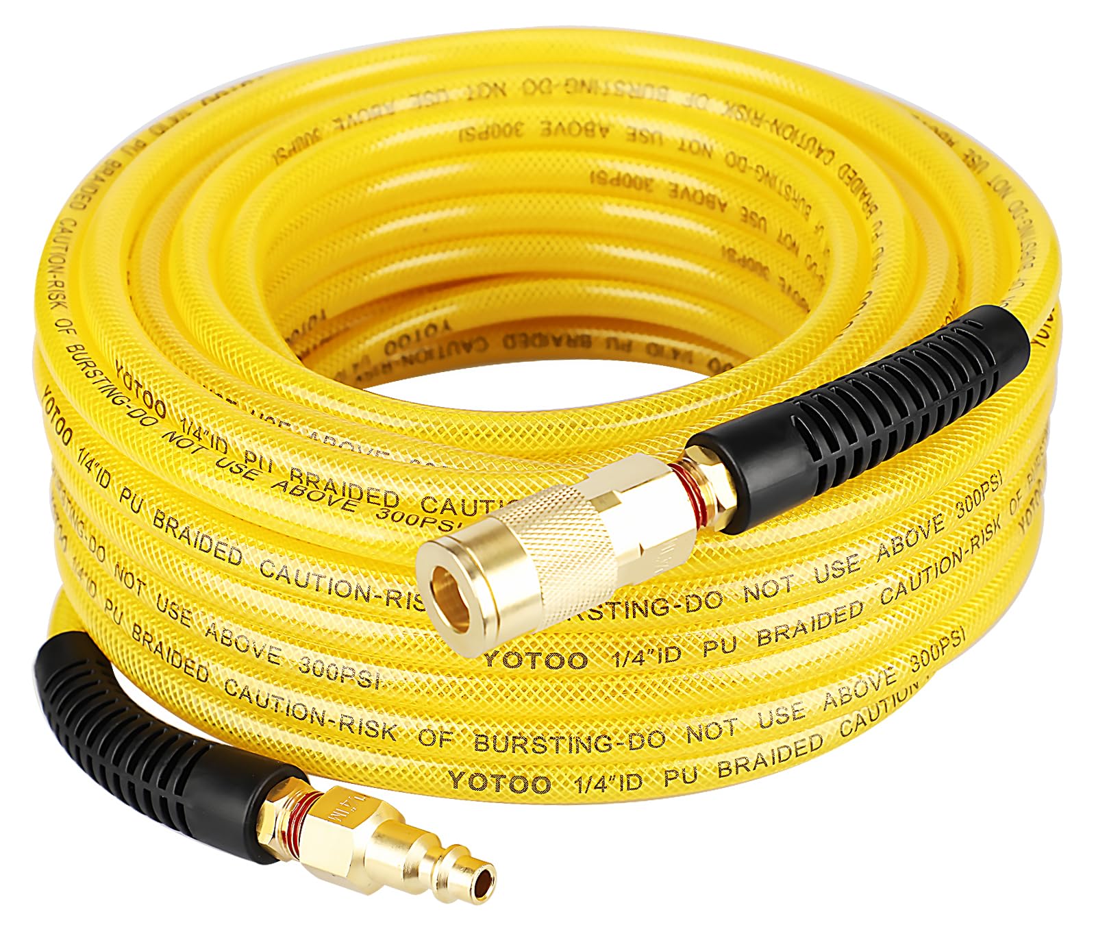 Snapklik.com : YOTOO Reinforced Polyurethane Air Hose 1/4" Inner ...