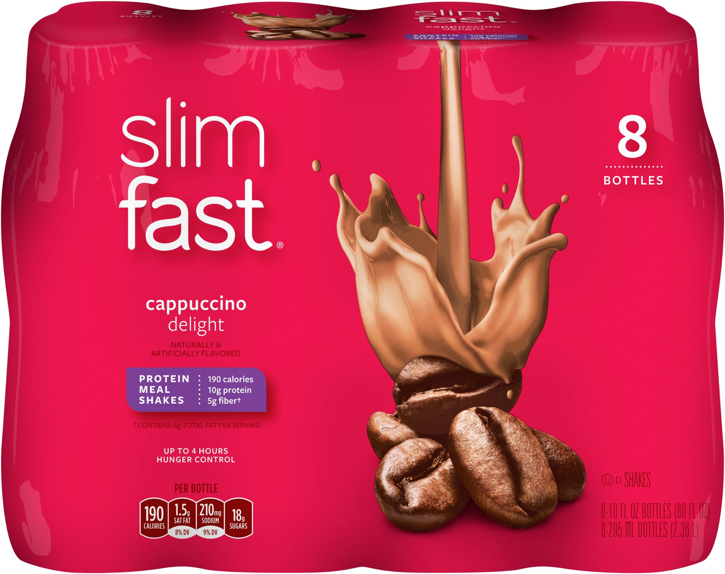 Amazon.com: SlimFast Meal Replacement Shake, Original Cappuccino ...