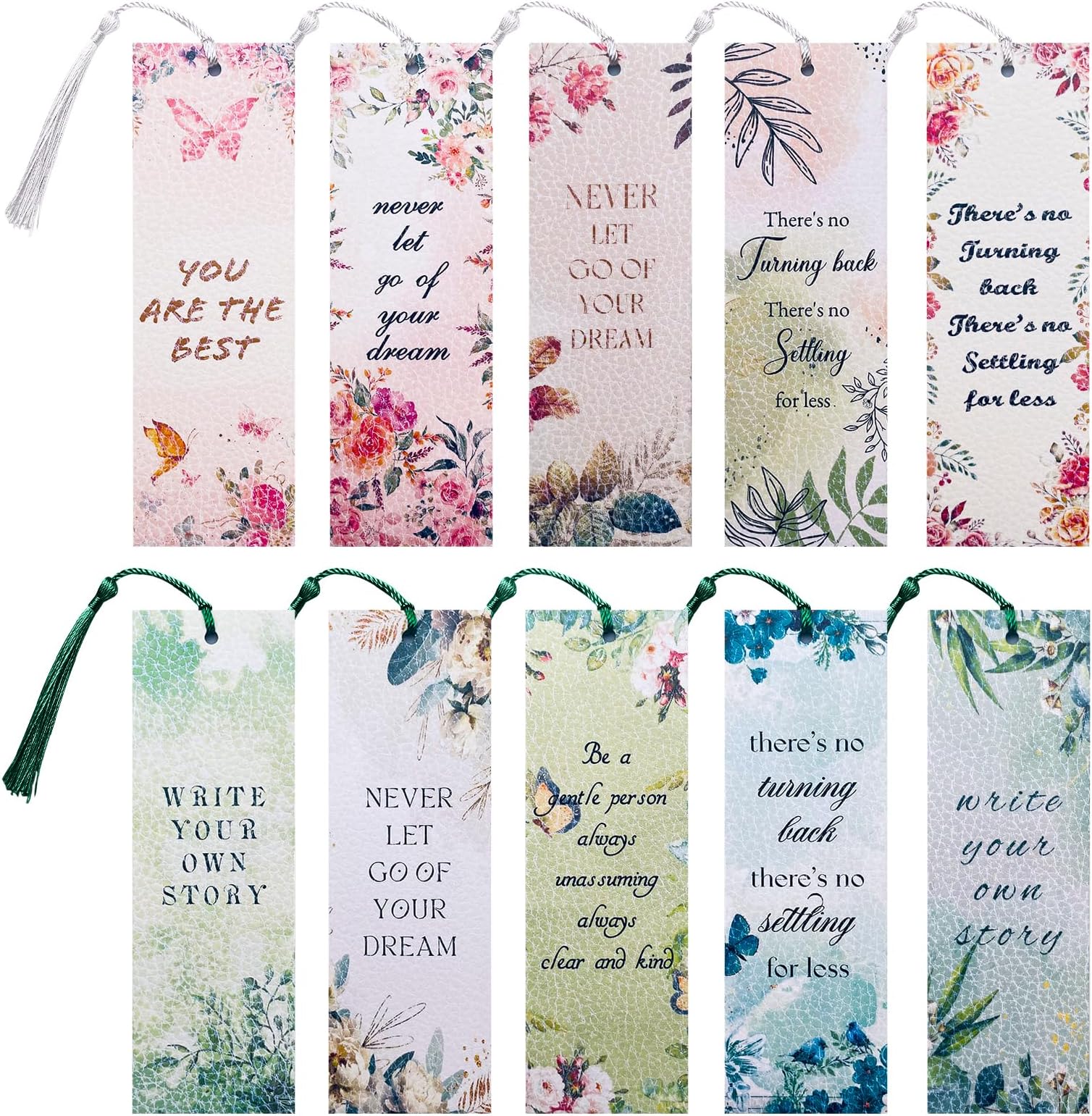 Amazon.com: 10 Pcs Retro Cute Paper Bookmarks with Tassels, Bookmarks ...