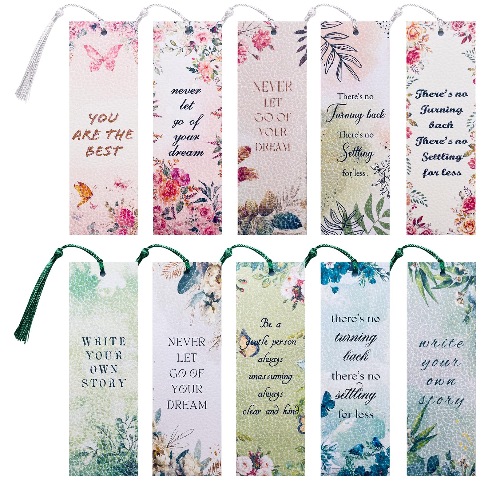 Amazon.com: 10 Pcs Retro Cute Paper Bookmarks with Tassels, Bookmarks ...