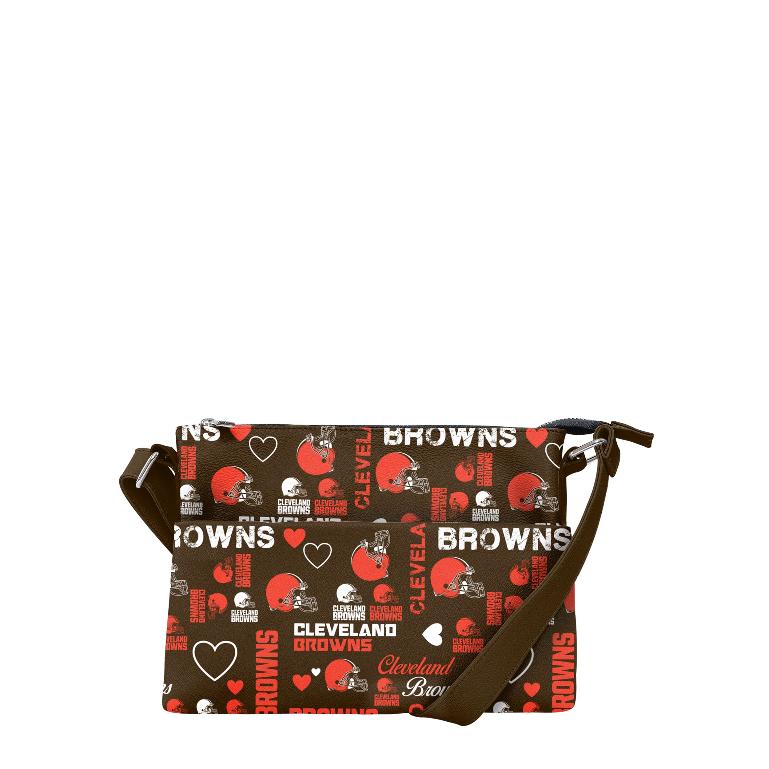 Snapklik.com : Chicago Bears NFL Logo Love Crossbody Purse