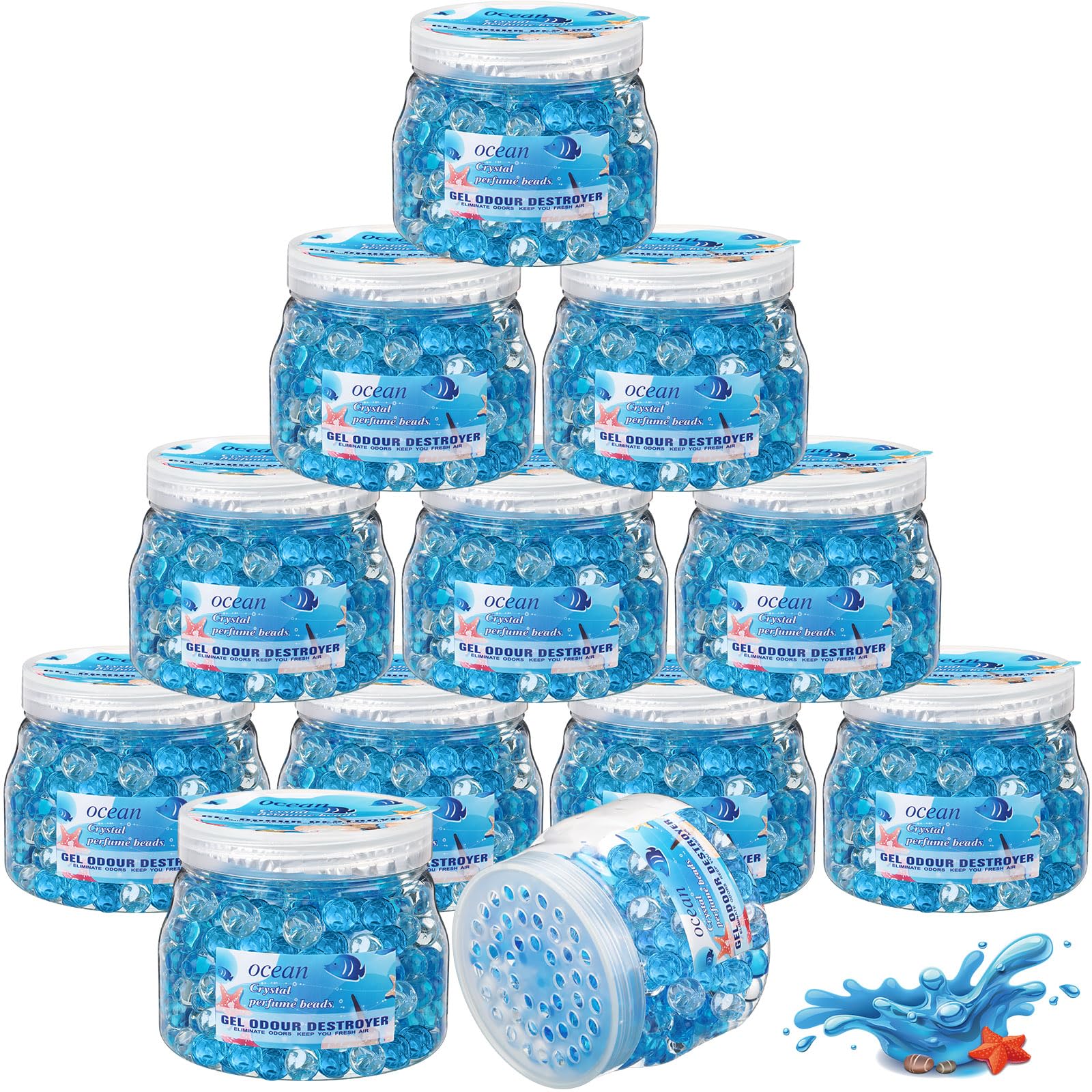 Amazon.com: Timgle 12 Pack Odor Eliminator Gel Beads Bulk 10 Ounces Air ...