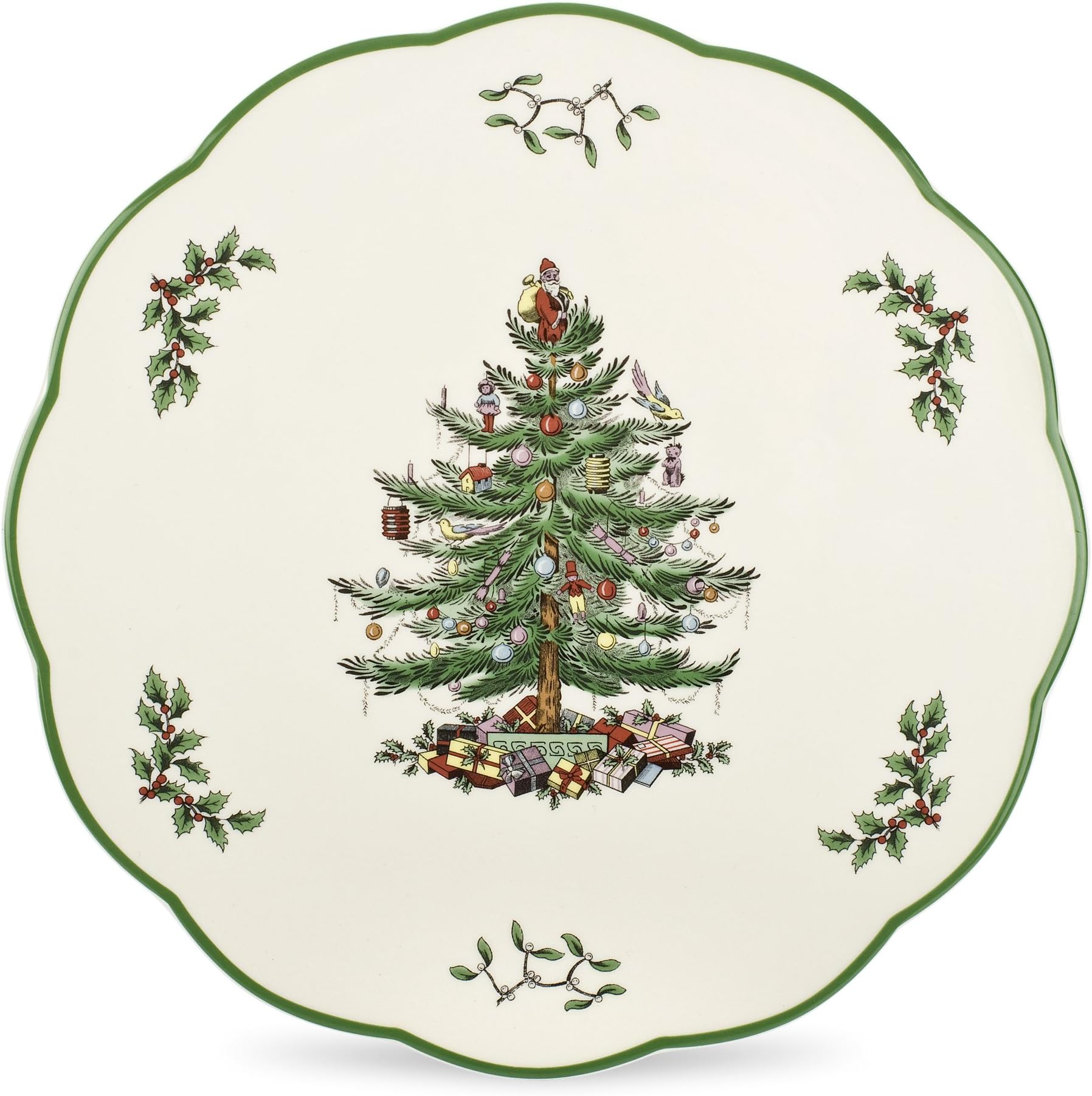 Spode Christmas Tree 16cm Plates x 4 : Amazon.co.uk: Home & Kitchen