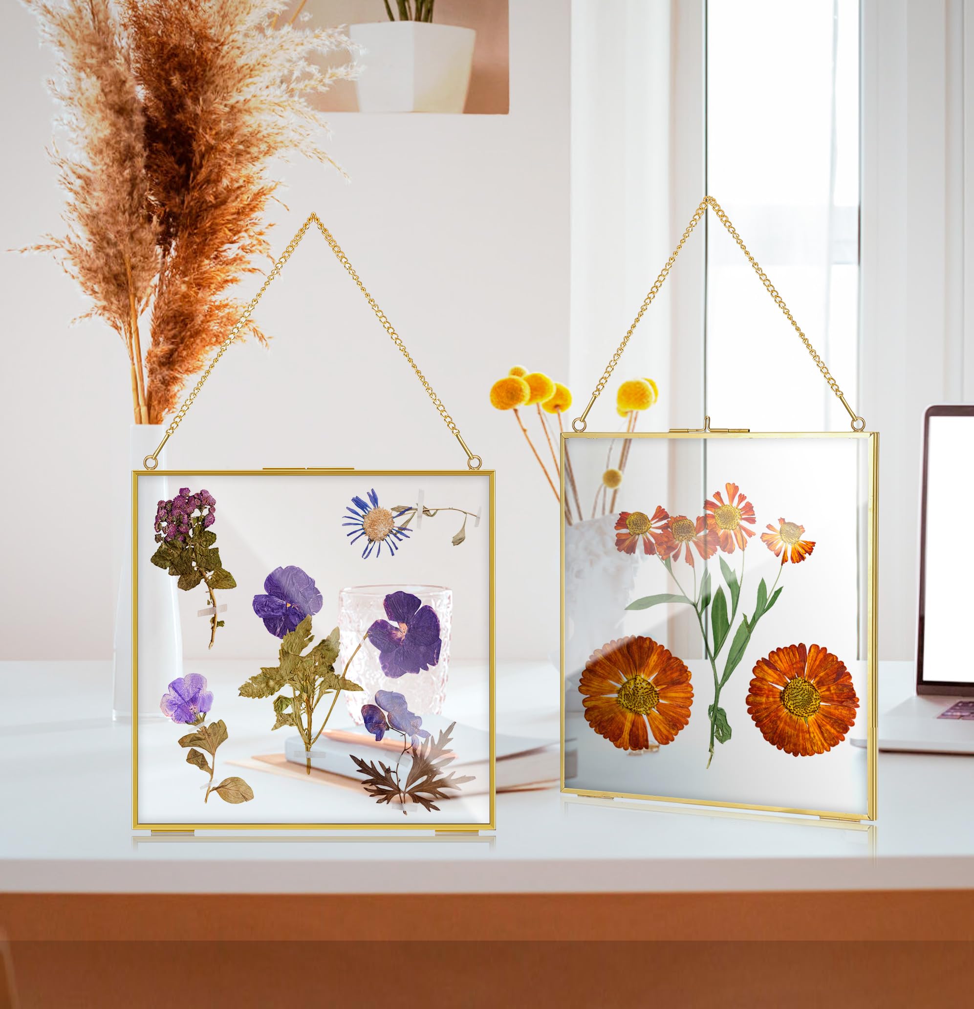 Double Glass Frame For Pressed Flowers