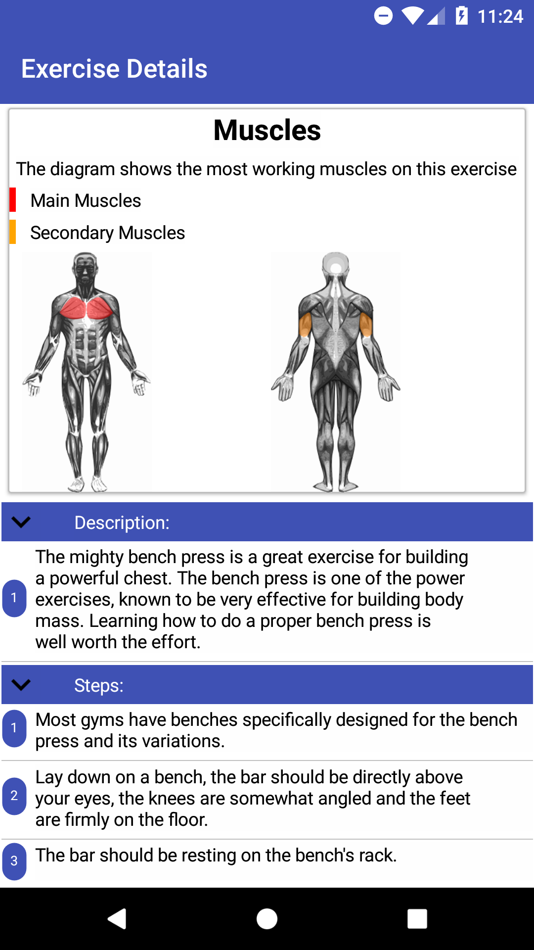 Muscle Map - Exercise & Fitness Training - App on Amazon Appstore