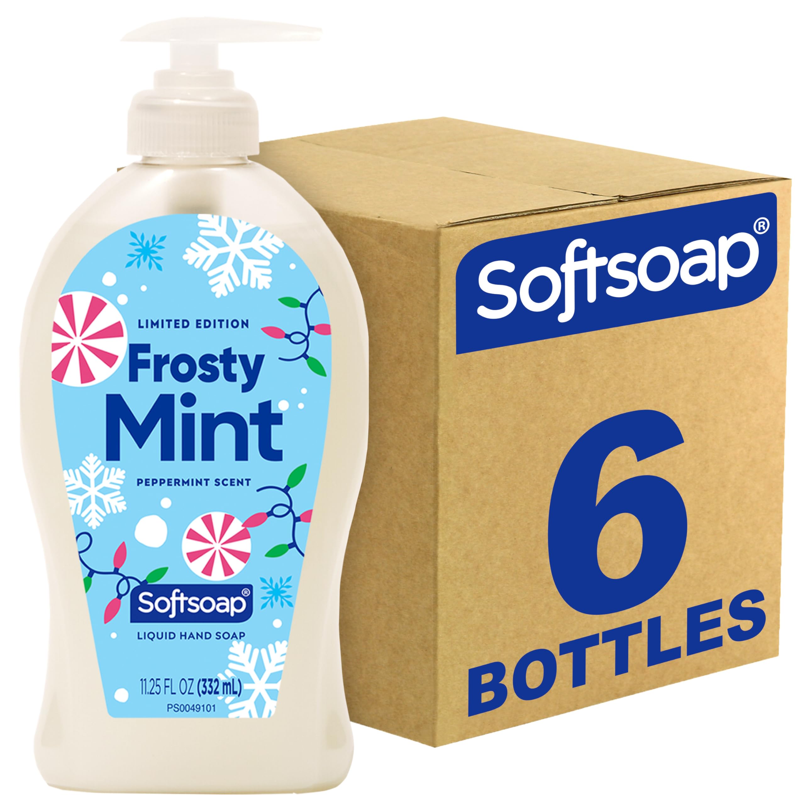 Amazon.com : Softsoap Limited Edition Frosty Mint Liquid Hand Soap, 11. ...