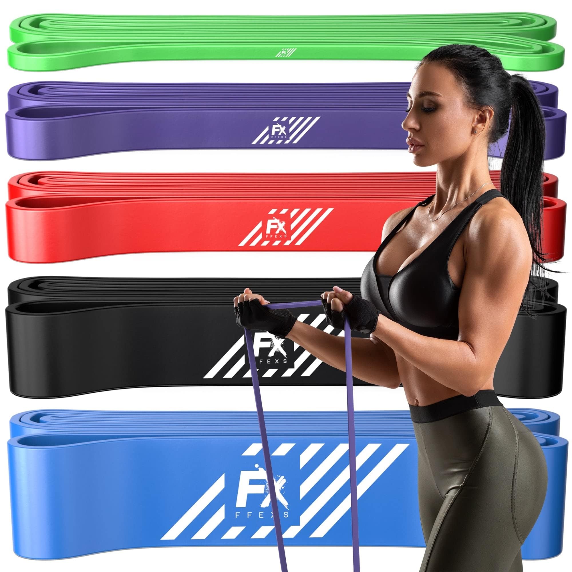 FX FFEXS / Pull up Assistance Bands Set - Pull up Resistance Bands for ...