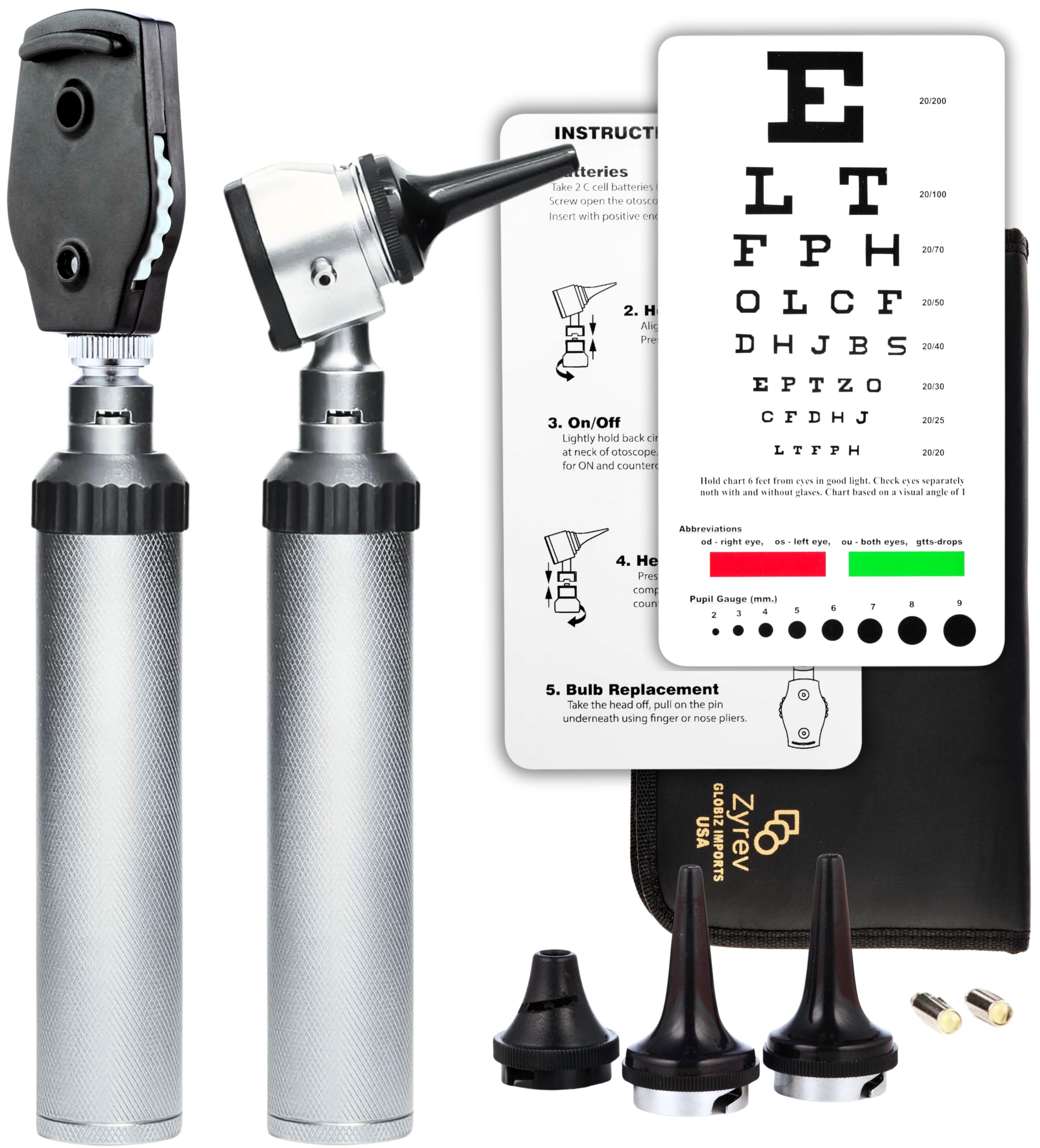 Snapklik.com : Zyrev Combo Otoscope Oph Set - Multi-Function Otoscope ...