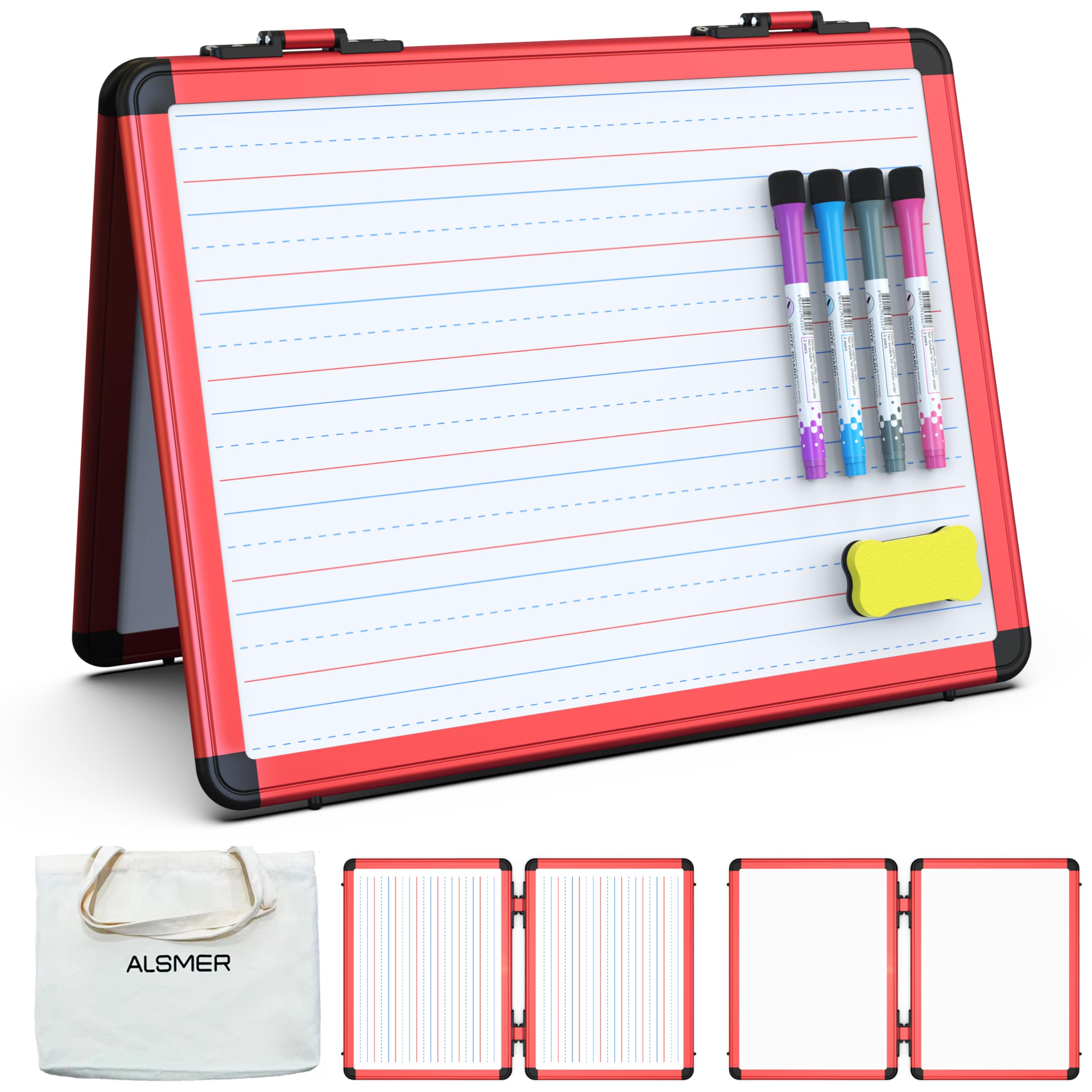 Amazon.com : Dry Erase Board, 17x13 inch with 4 Sides Magnetic ...