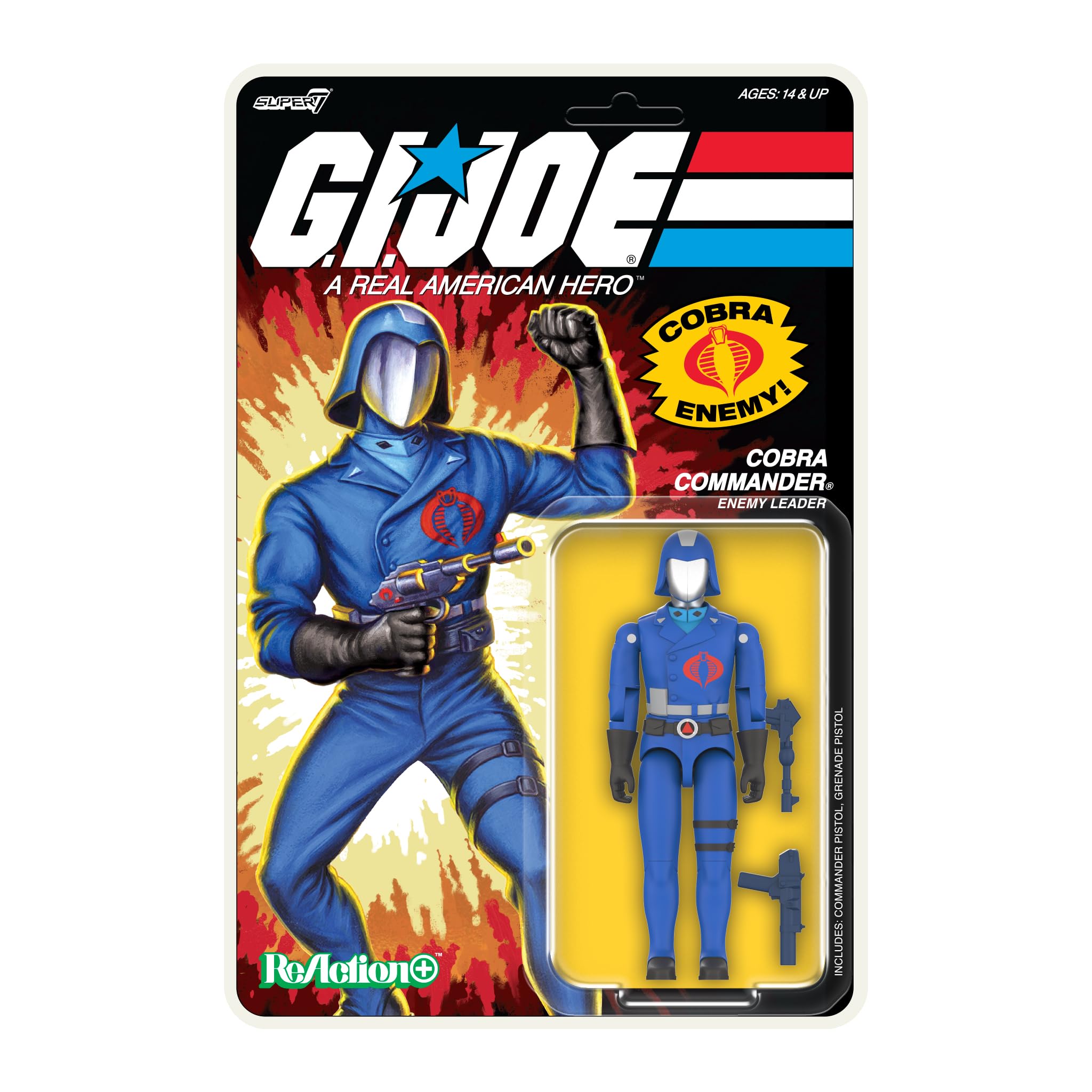 Snapklik.com : Super7 Reaction+ G.I. Joe Cobra Commander (Cartoon) - 3. ...