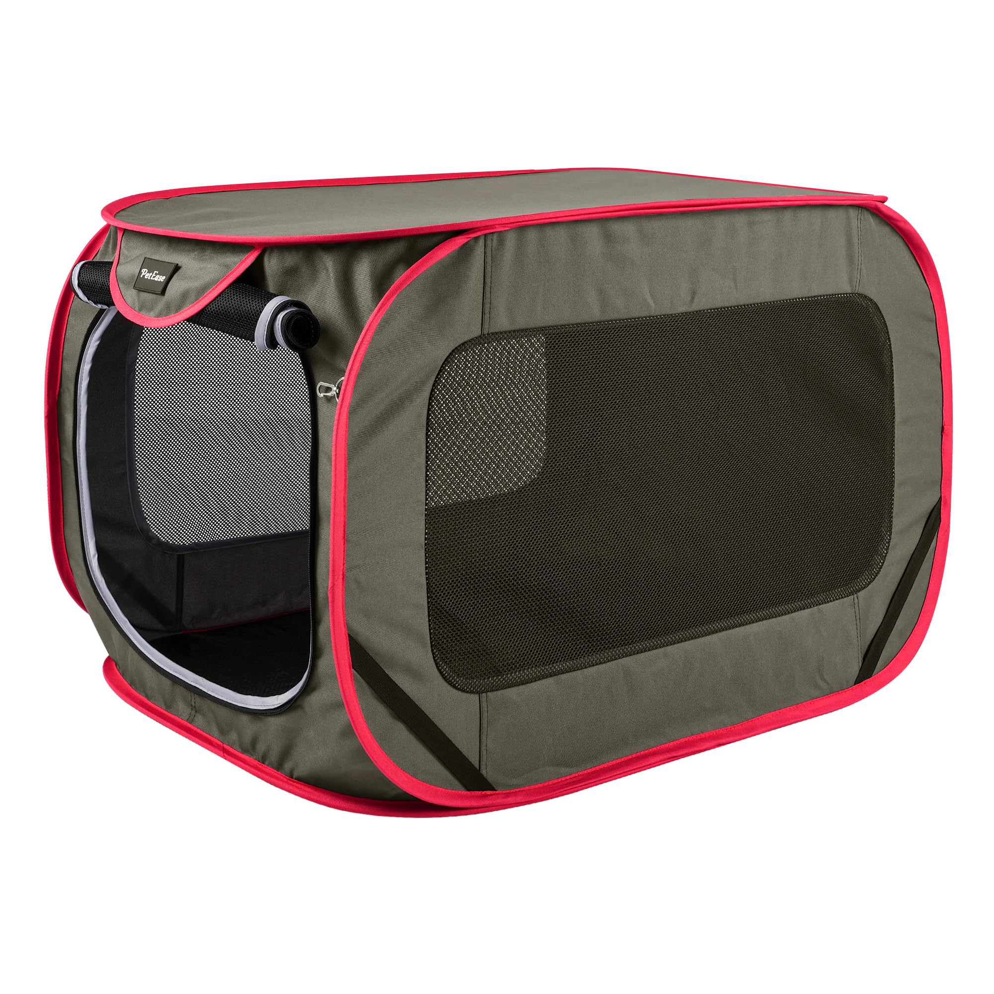 38inches Large Pop Up Kennel,Collapsible Travel Pet Crate, Indoor and ...