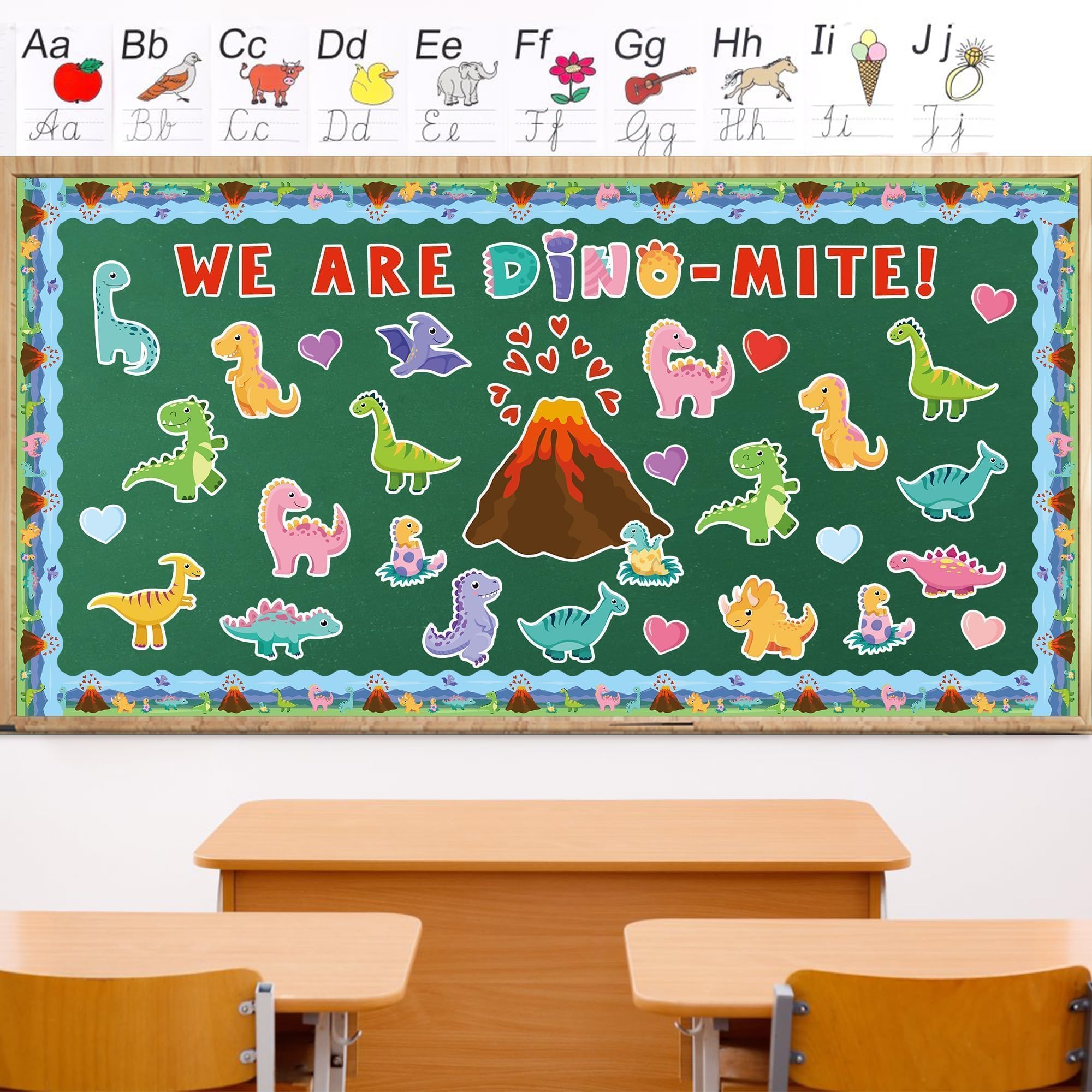 Snapklik.com : Spring Dinosaur Bulletin Board Cutouts- 127Pcs Easter We ...